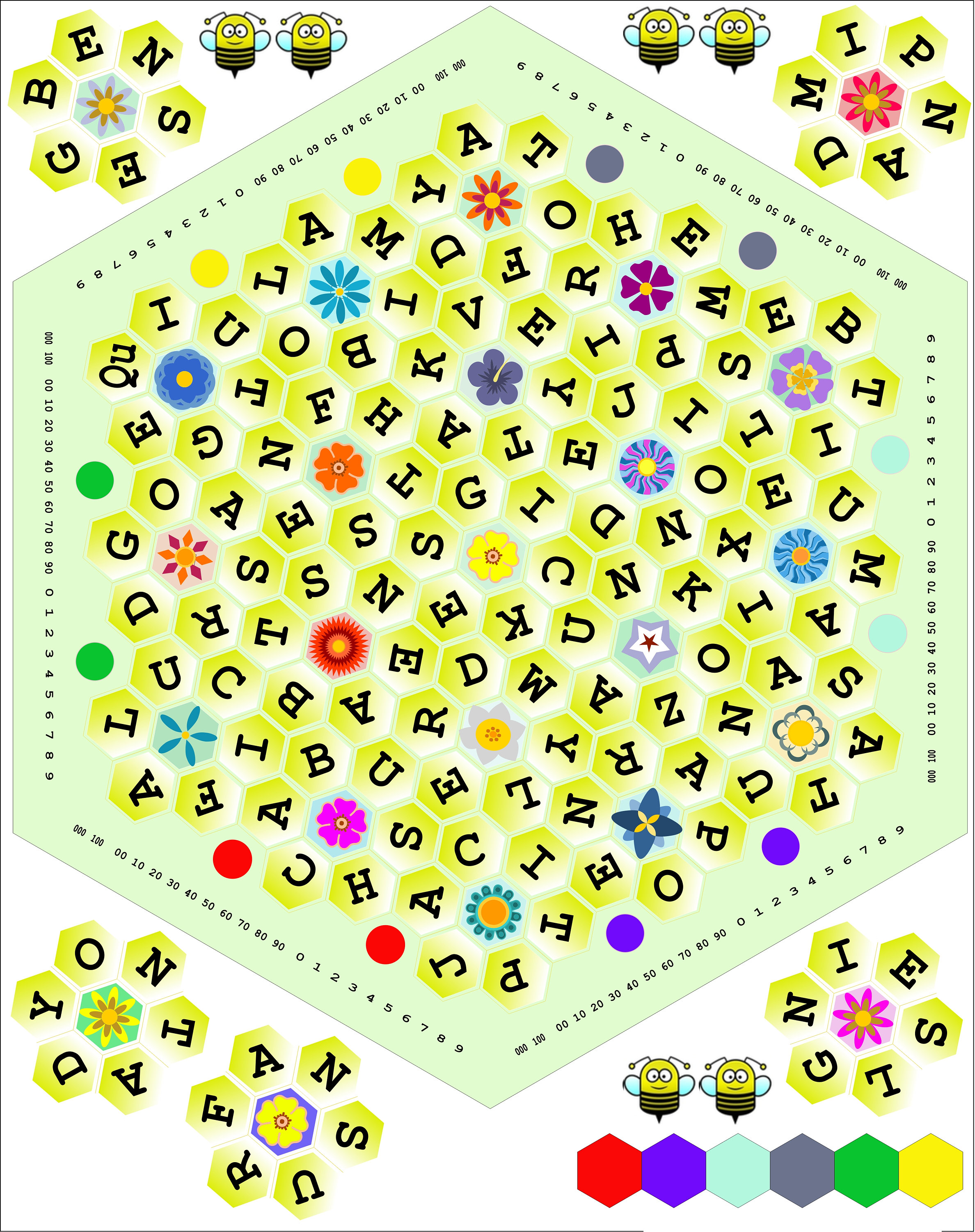 Spelling Bees Children's Literacy Word Search Game | Etsy