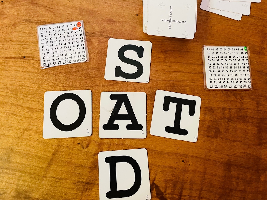 Connect Five Card Game Word Game - Etsy