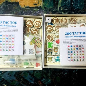 Zoo Tac Toe - A Children's Animal Matching Game - Escape From the Zoo ...