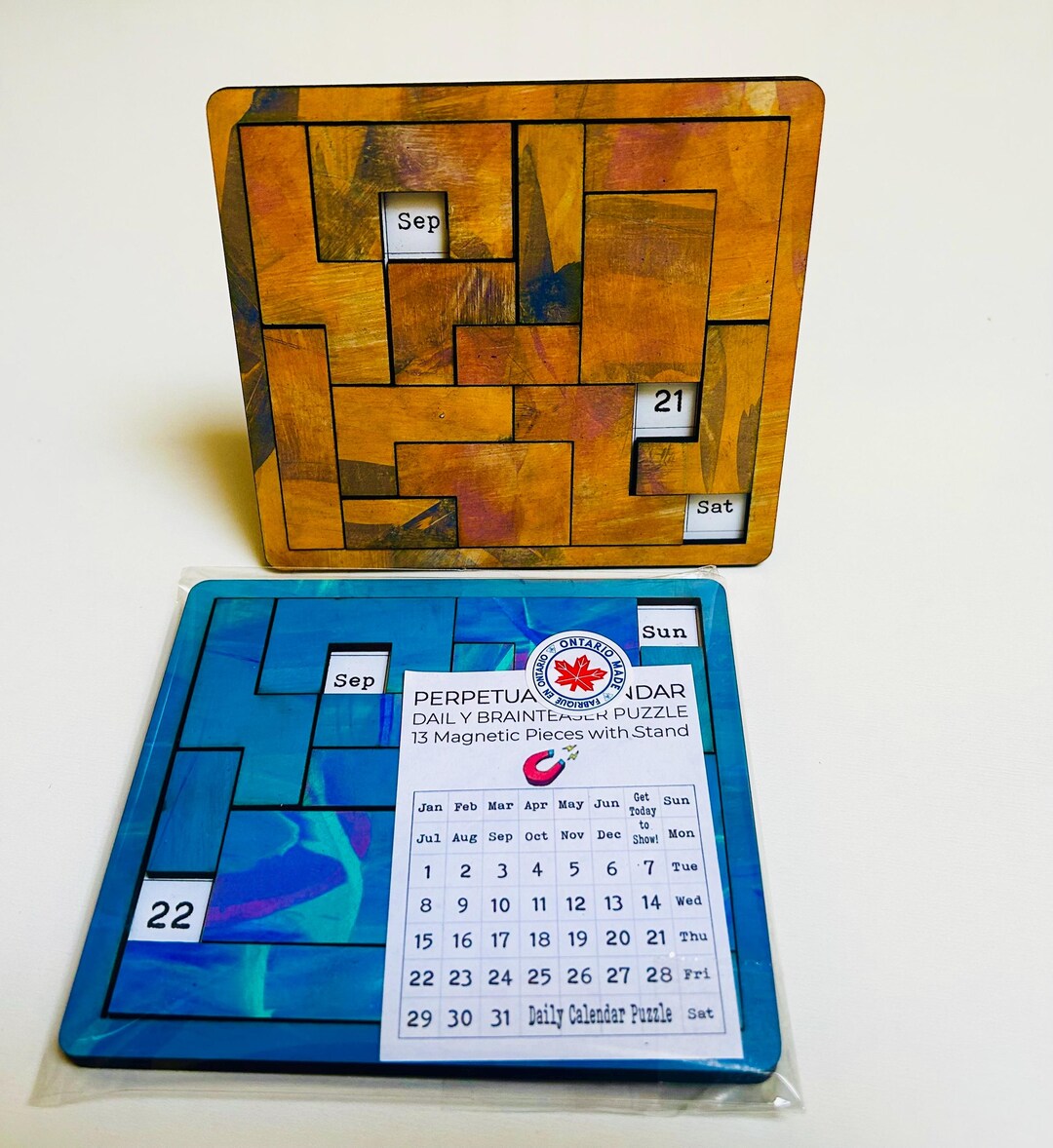 Magnetic Door Fridge Perpetual Calendar Puzzles and Games (even for Non ...