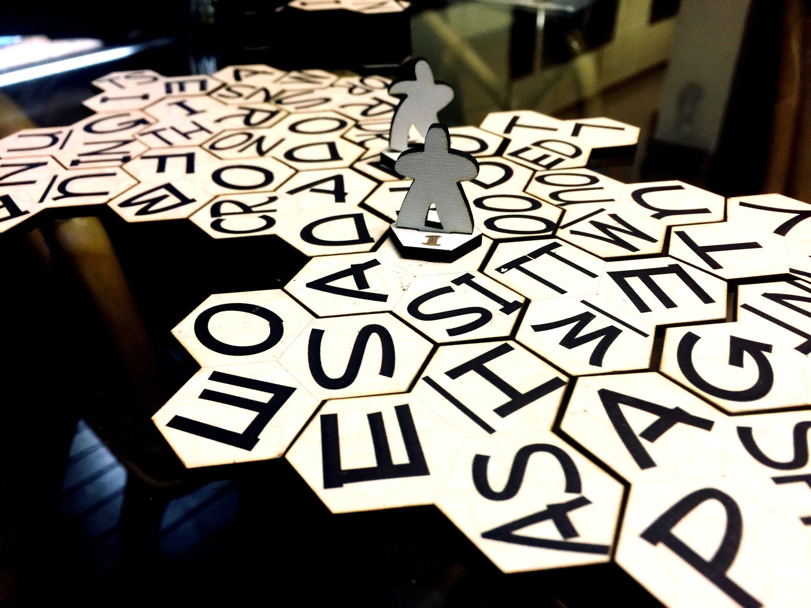 Hexagonal Word Search Spelling Game - Etsy