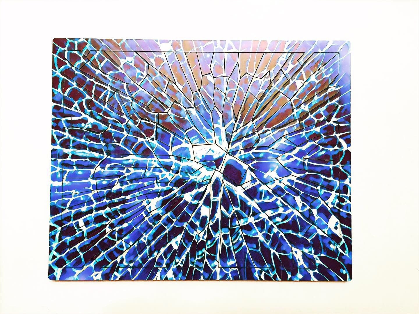 Shattered Shards of glass Puzzle - Etsy Canada