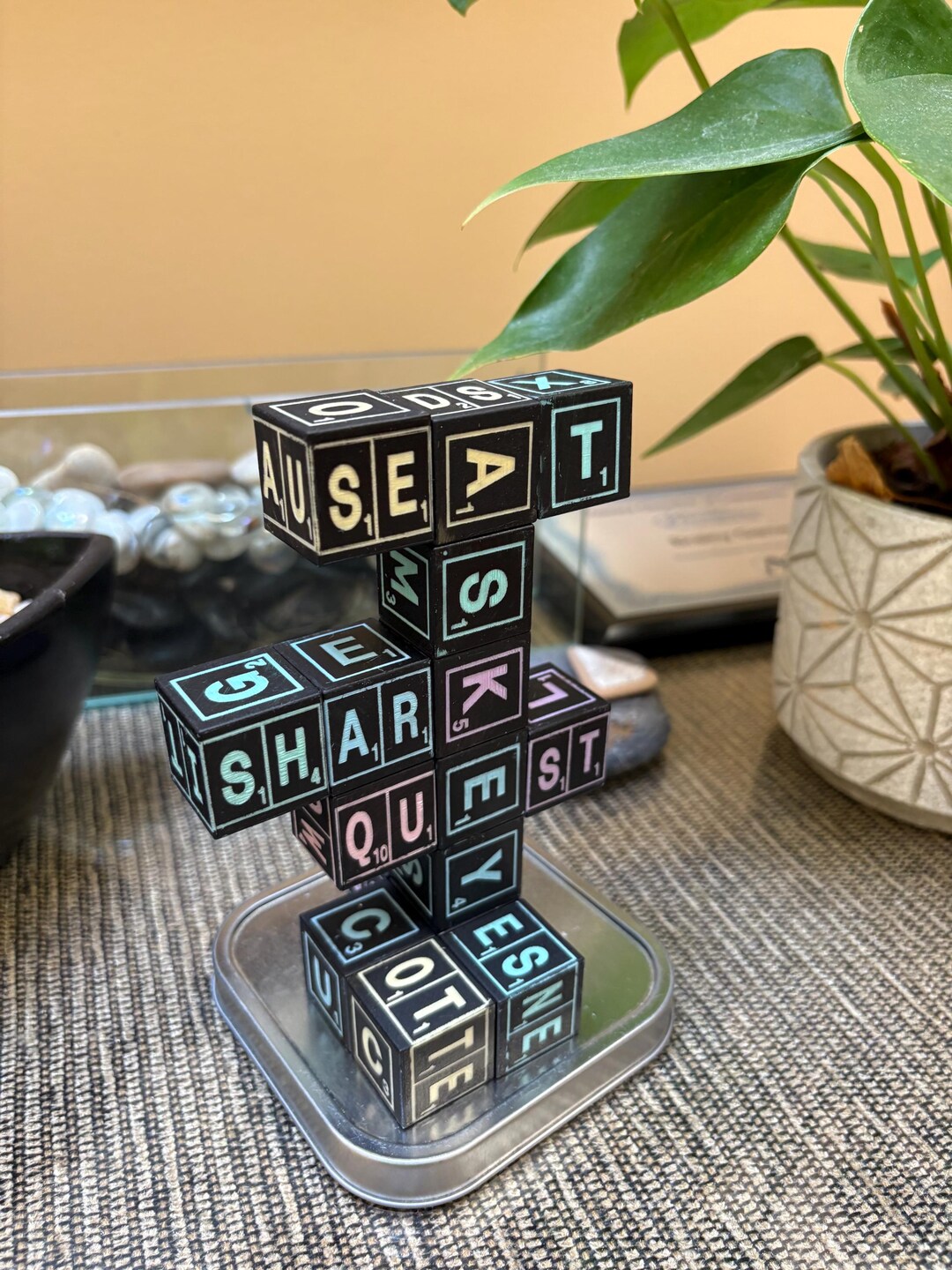 Twisted Words - Word Games With Unique Magnetic Cubes - Party Game ...
