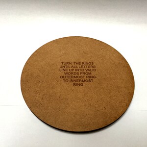 Secret Decoder Rings | Tactile, Laser-cut Literacy Games | Brainteaser ...