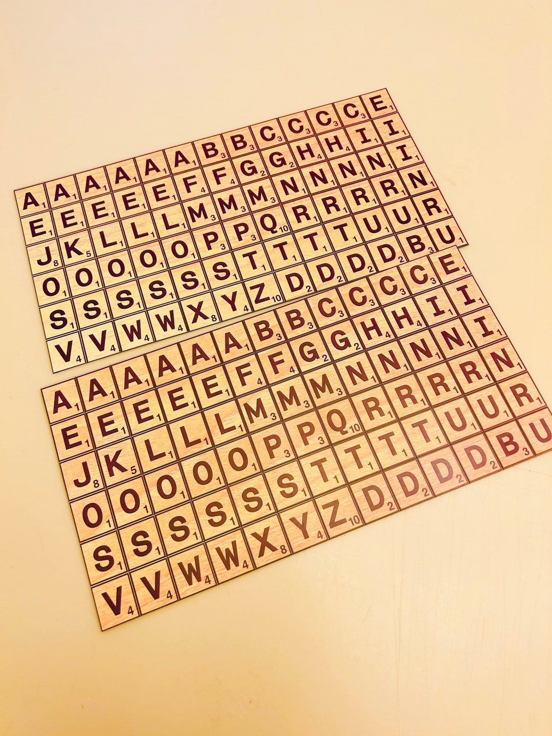 Magnetic Scrabble Letter Sticker Tiles - Etsy