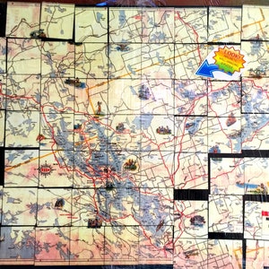 1949 Vintage Muskoka Map Puzzle and Board Game - Etsy Canada
