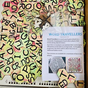 Hexagonal Word Search Spelling Game - Etsy