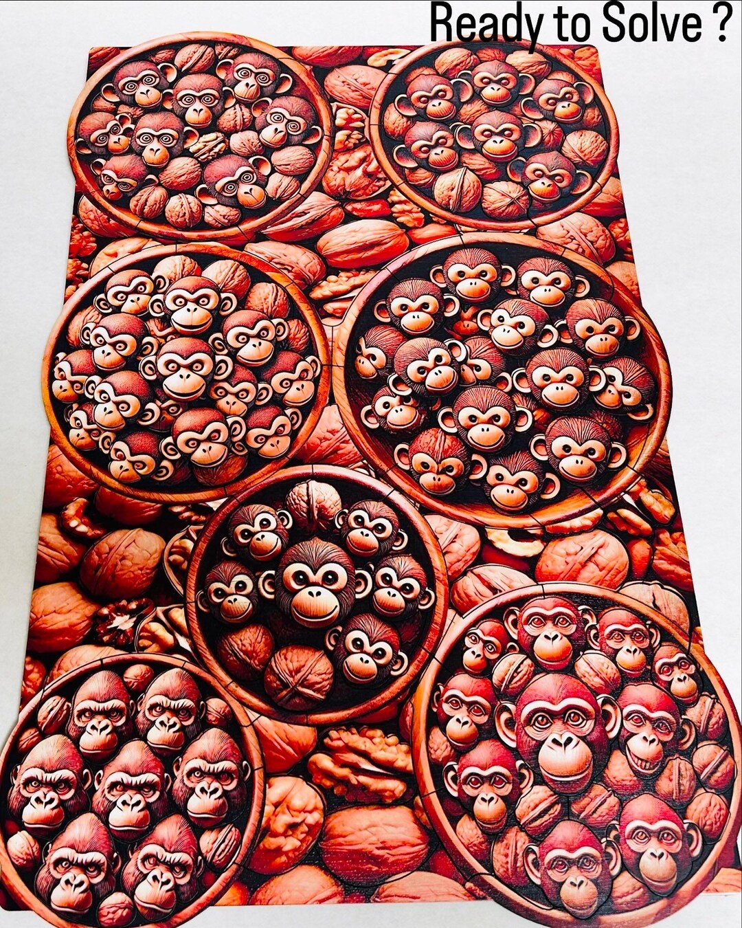 The Nutty Monkeys Tray Brainteaser Puzzle for Your Coffee Table ...