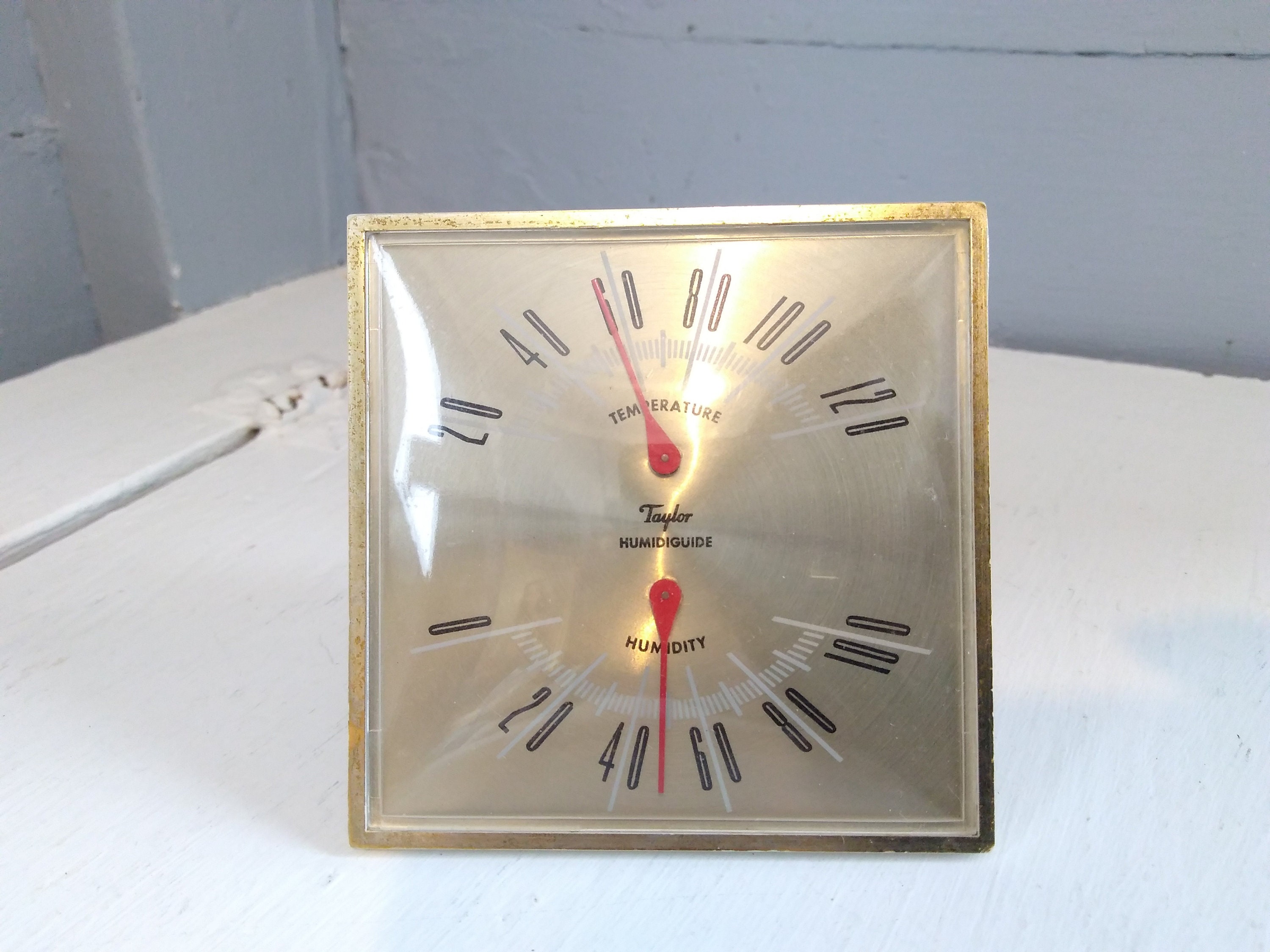 MidCentury Taylor Instruments Desktop Weather Station Thermometer ...