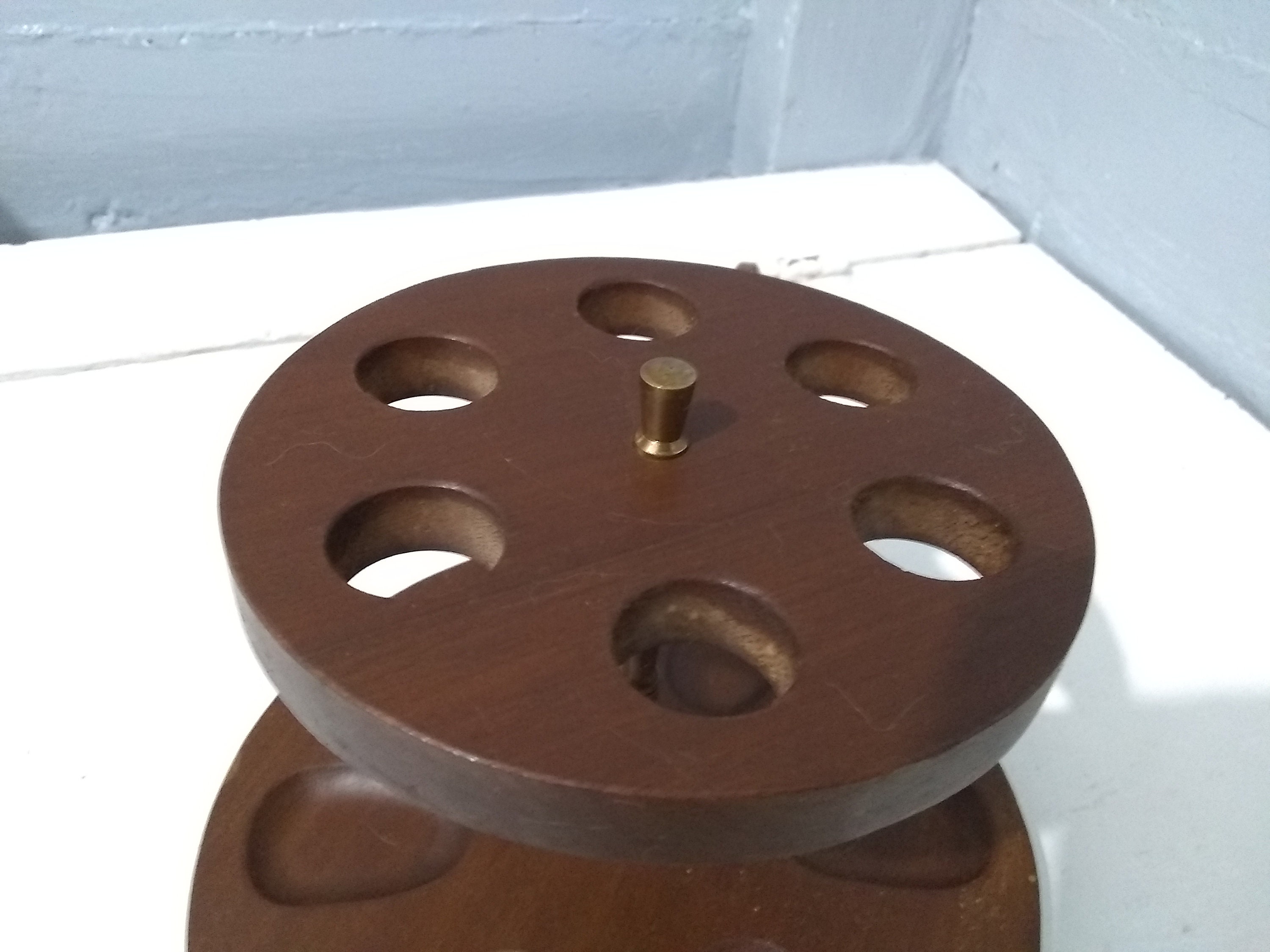 Vintage Tobacco Pipe Stand Rack Wood Pipe Holder Pipe Caddy Pipe ...