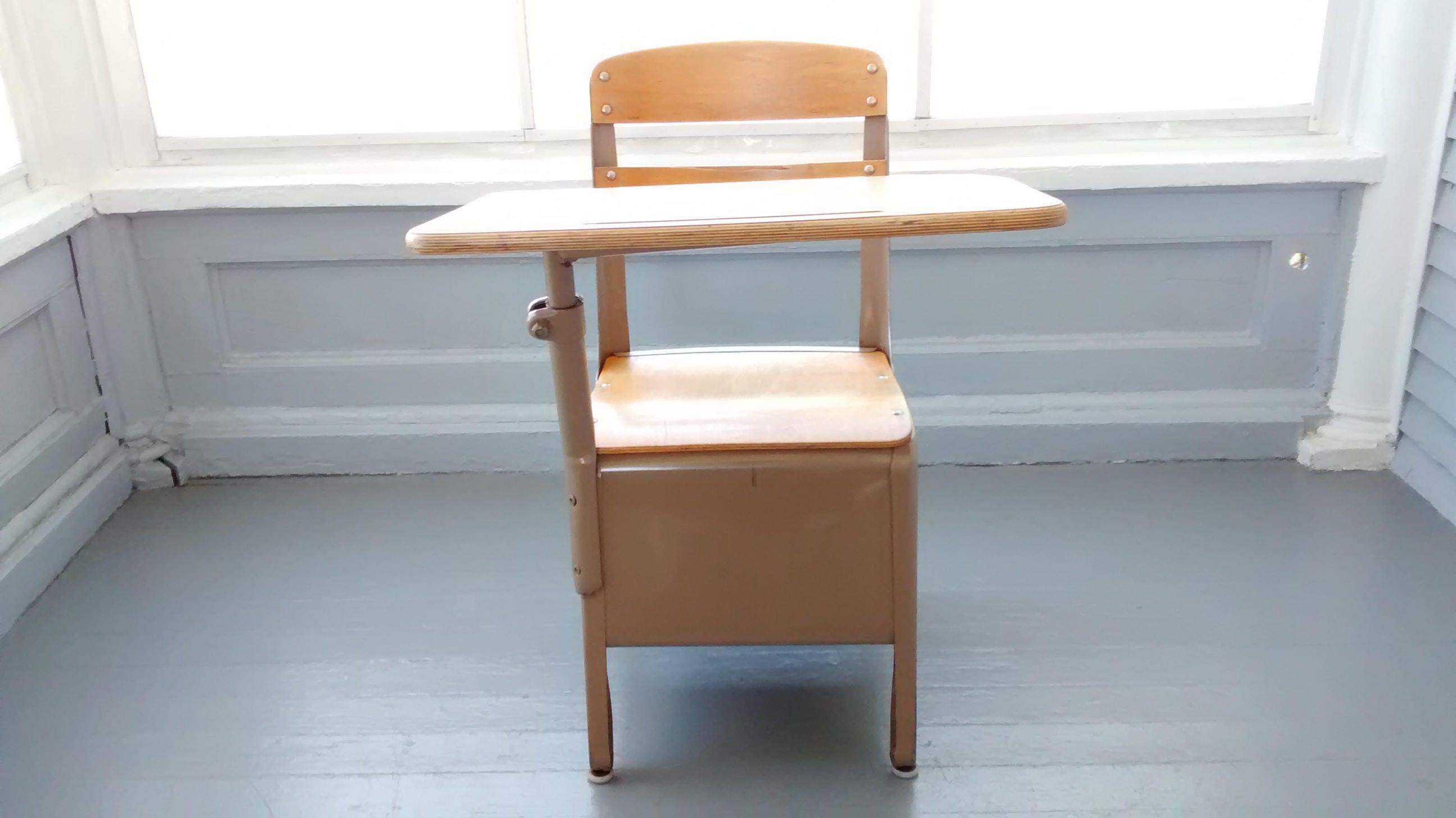 Vintage, Kids Desk, School Desk, Kids Desk and Chair, Childrens Desk ...