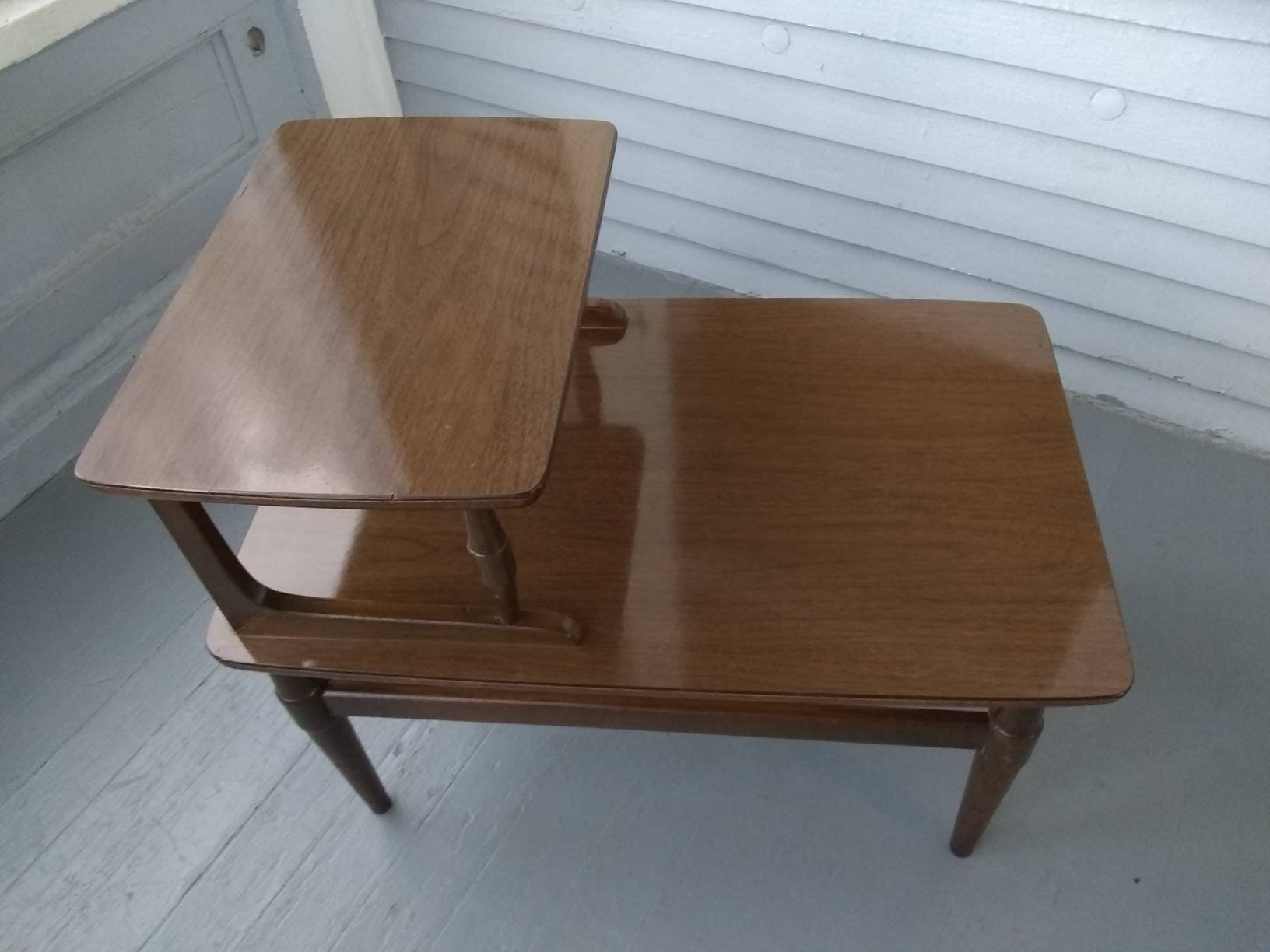 End Table Step up Vintage MidCentury Danish Modern Livingroom Furniture ...
