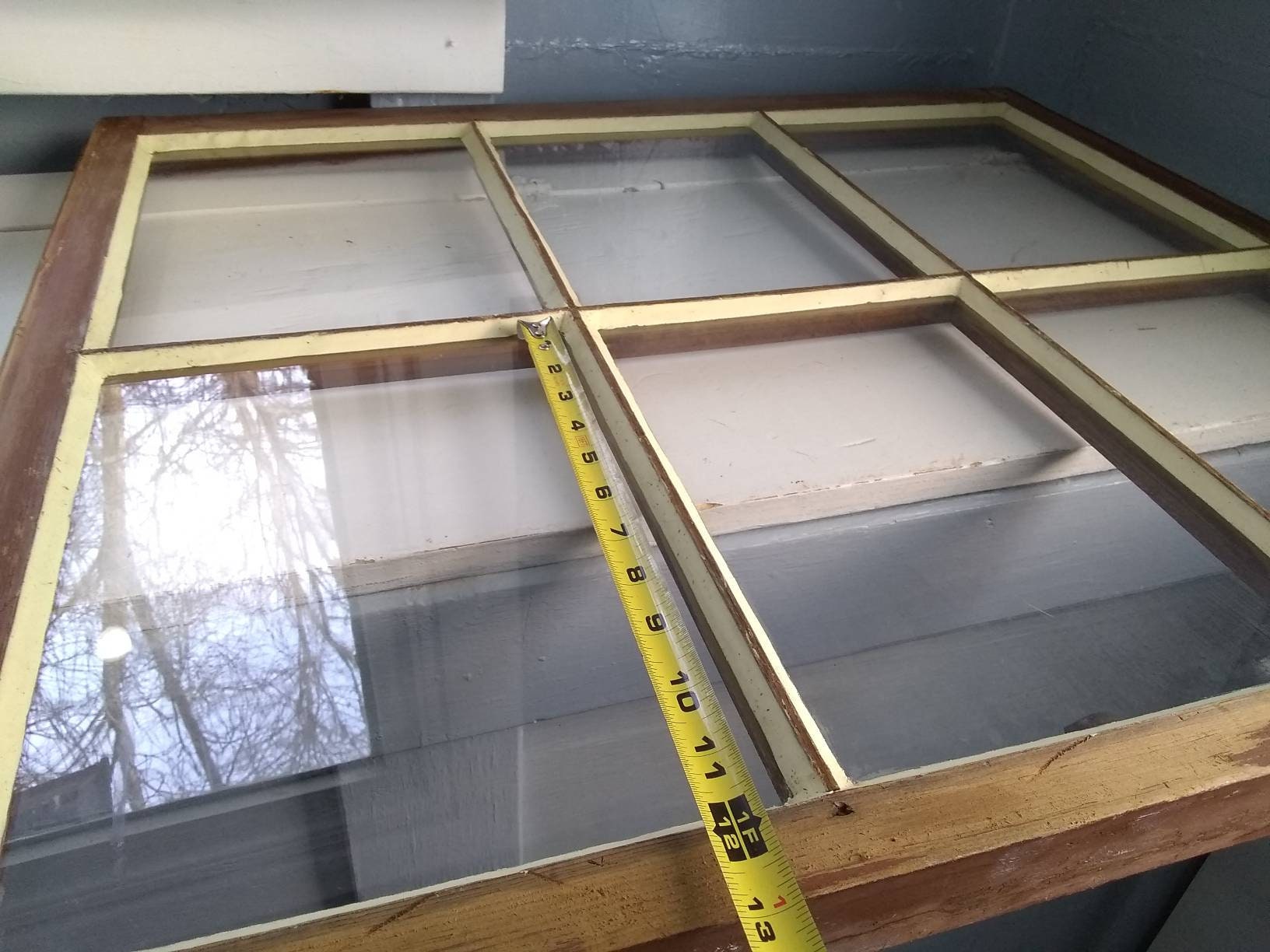 Antique 6 Pane Window Sash Picture Frame Wedding Frame, Window Frame ...