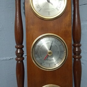 Vintage Airguide Weather Instrument Includes Thermometer Barometer ...