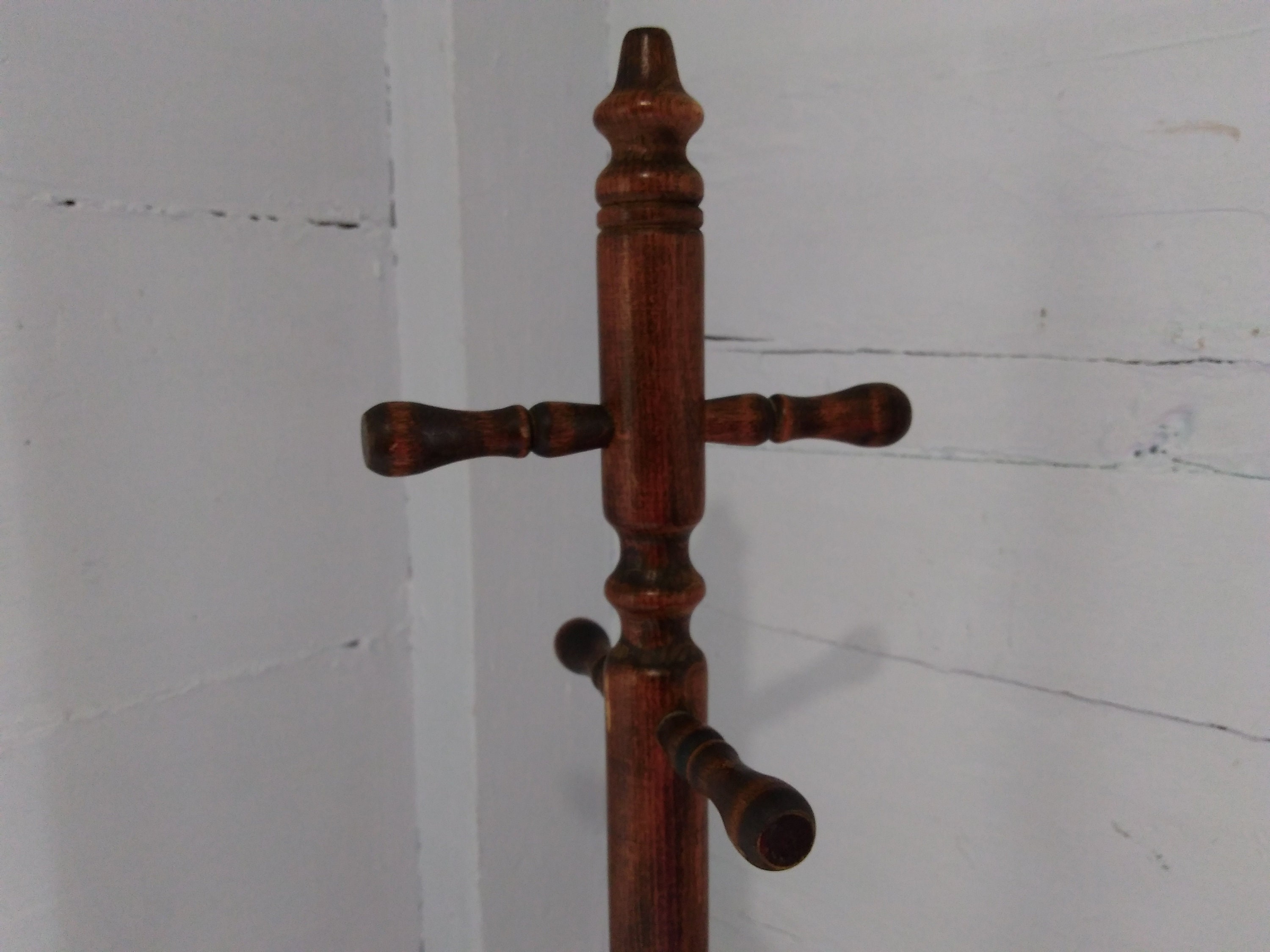 Vintage Mug Tree Cup Holder Stand Wood Kitchen Decor Photo Prop ...