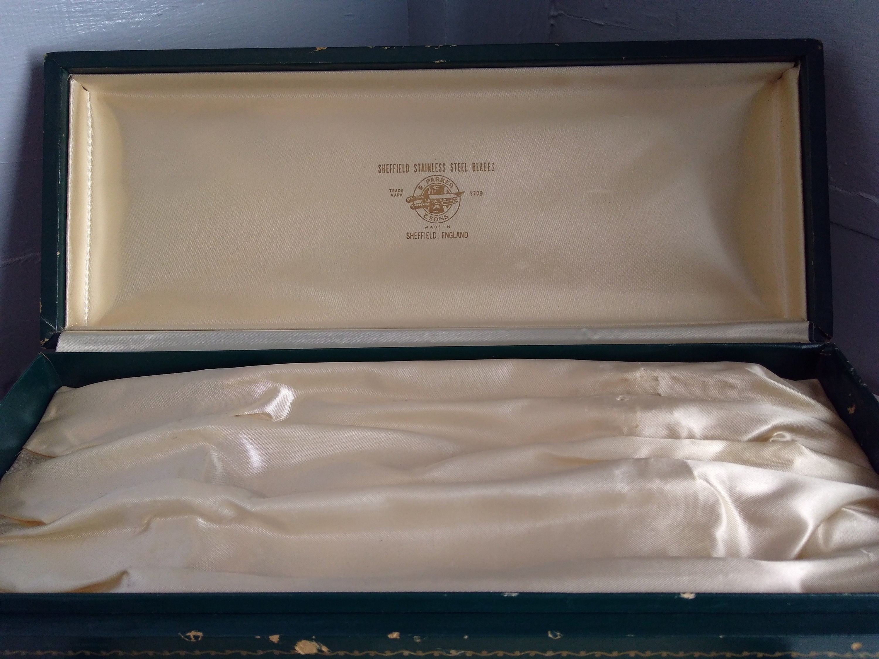 Vintage Knife Box Sheffield Stainless Steel Blade Box Replacement Box ...