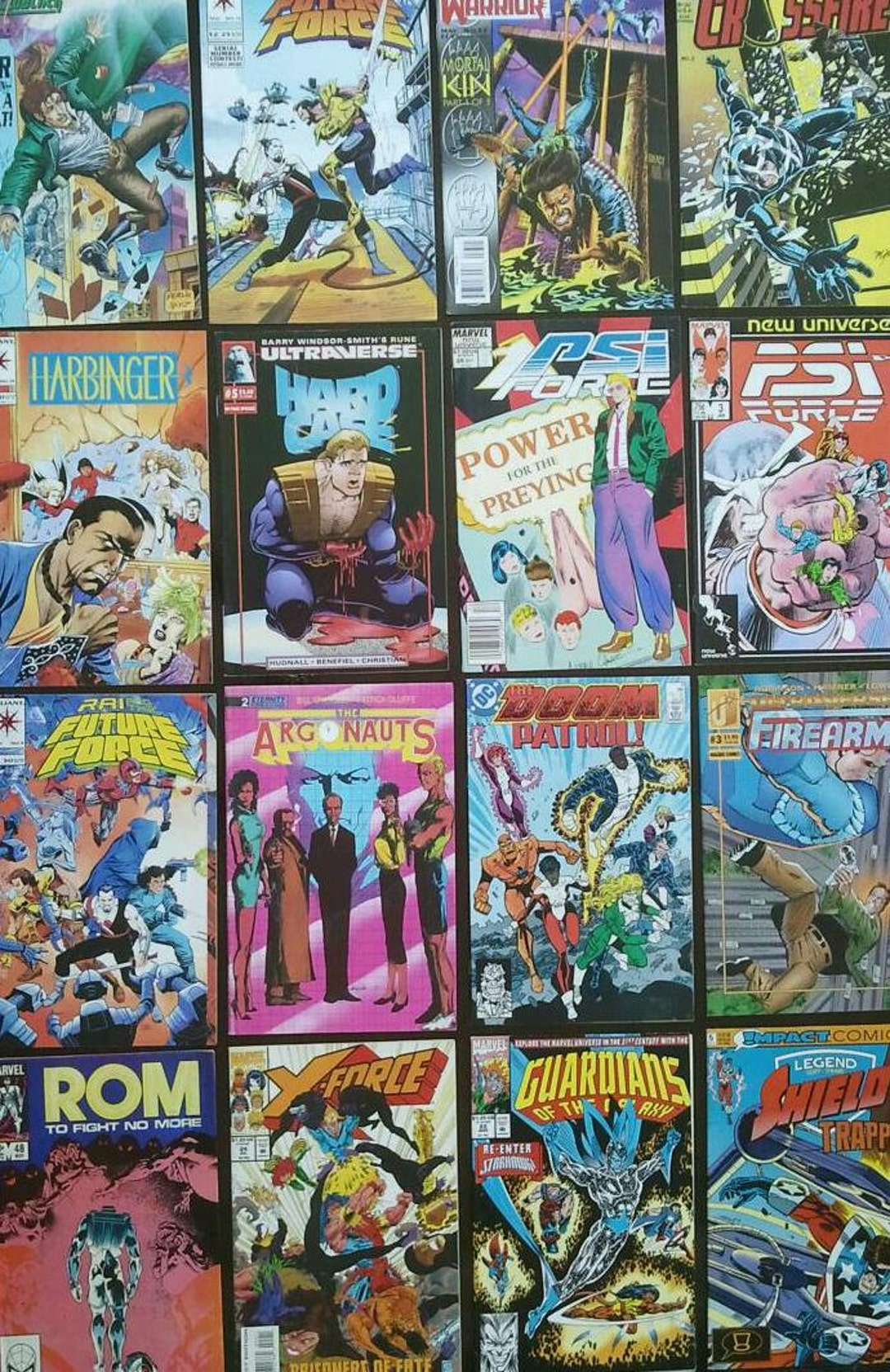 Comic Book Collection by Valiant Comics Eclipse Comics Impact Comics ...