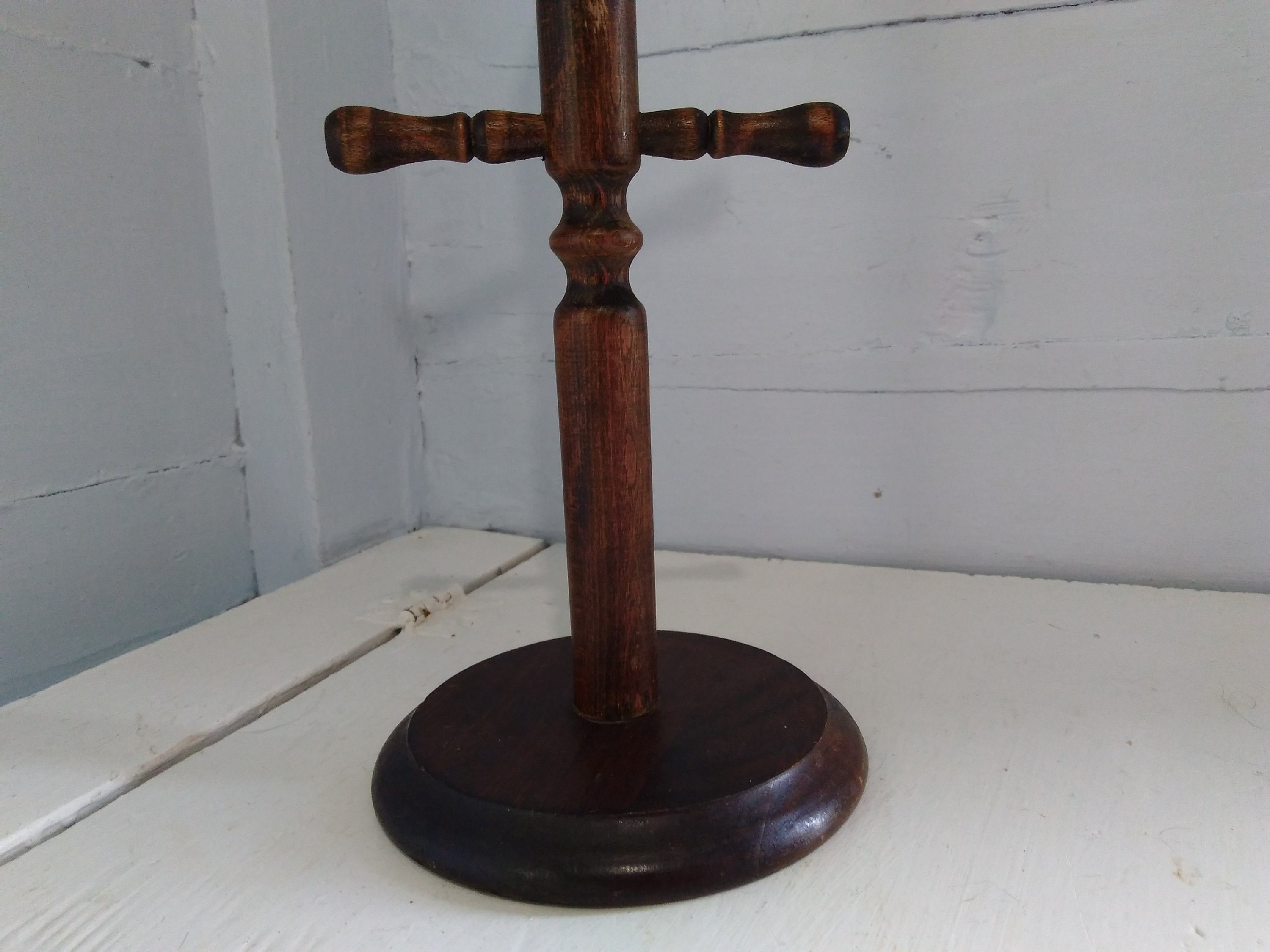 Vintage Mug Tree Cup Holder Stand Wood Kitchen Decor Photo Prop ...