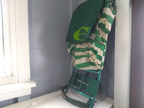 Vintage Hiking Backpack with Metal Frame Multiple Poc… - Gem