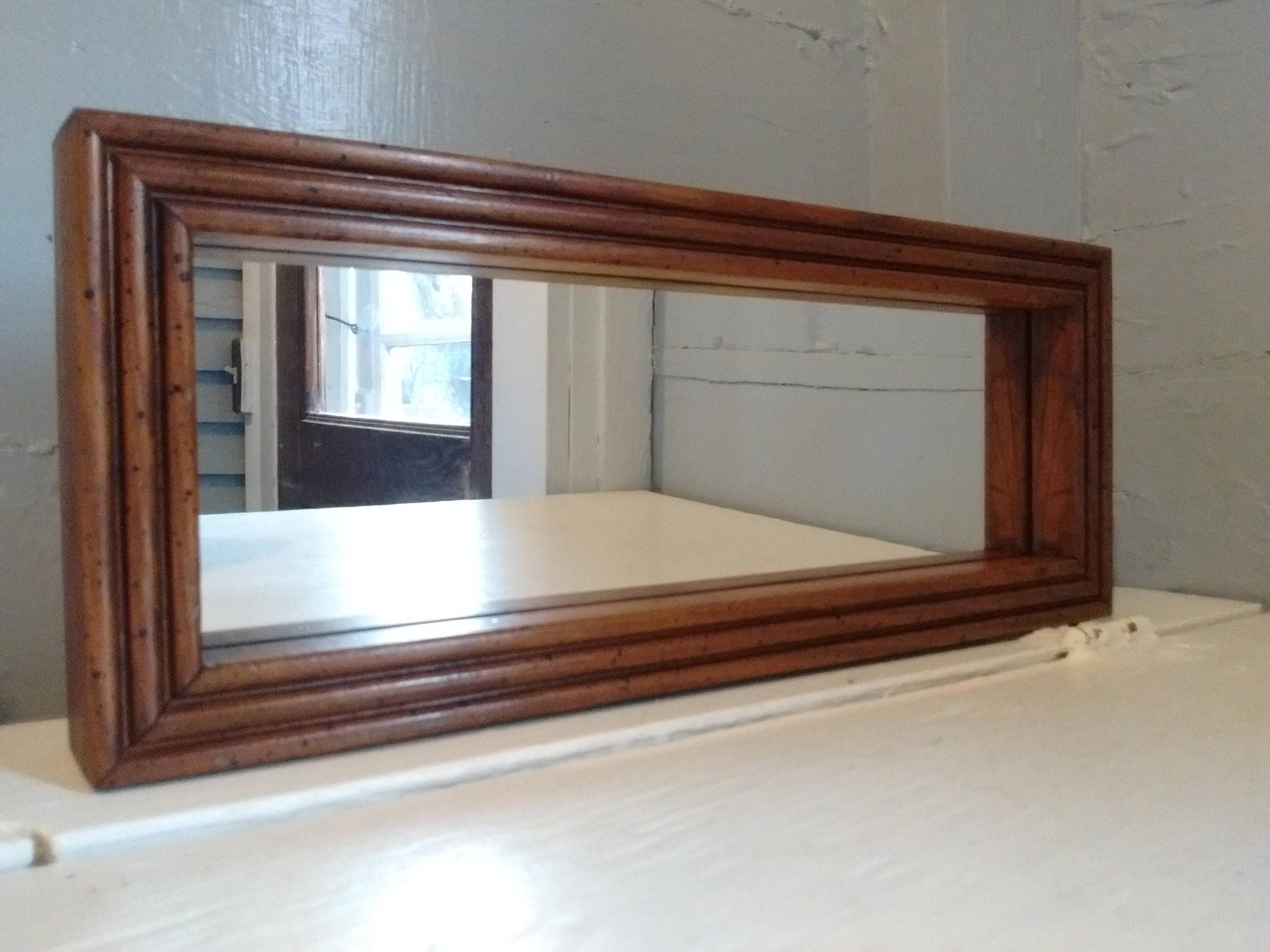 Vintage, Mirror, Small, Rectangle, Framed Mirror, Wall Mirror, Accent ...