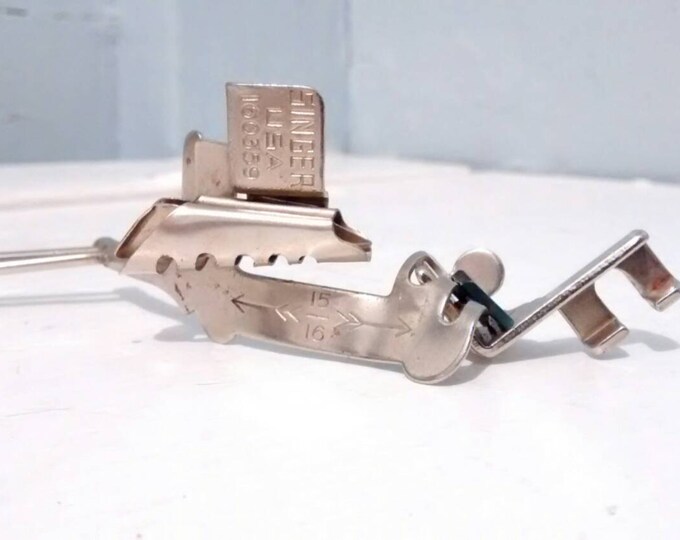 Vintage, Singer, Multi Slotted Binding Attachment, Sewing Machine Parts ...