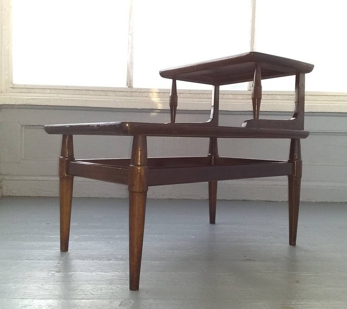 End Table Step up Vintage MidCentury Danish Modern Livingroom Furniture ...