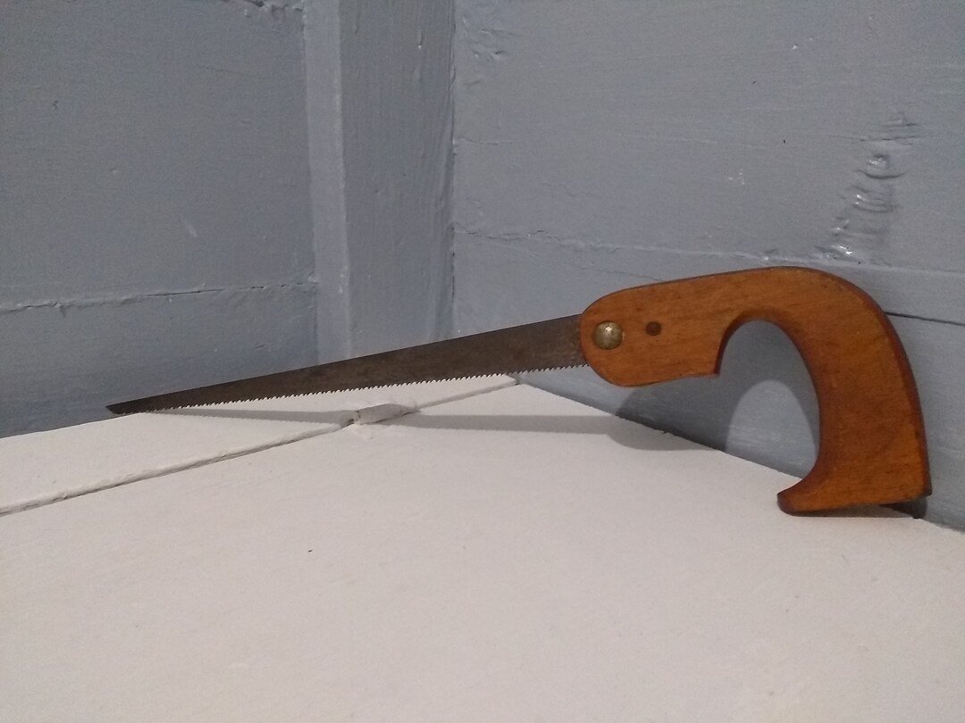 Vintage Key Hole Hand Saw: Wood Handle, Old Tool, Rhymeswithdaughter - Etsy