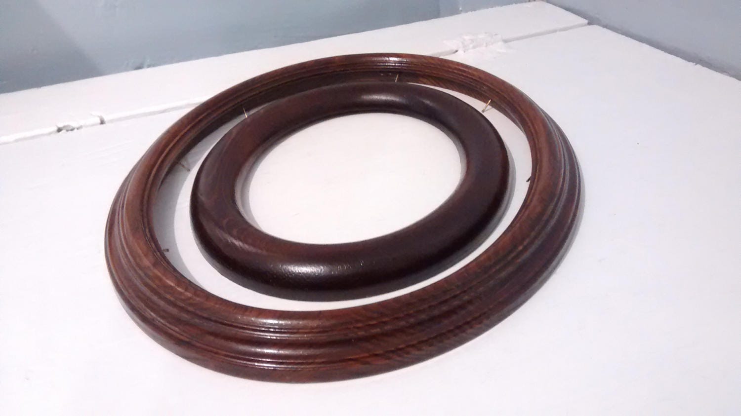 Vintage, Picture Frames, Wall Frames, Hanging, Oval, Wood, Decorative ...