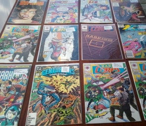 80s 90s Comic Book Collection by Valiant Comics Now Comics Marvel ...