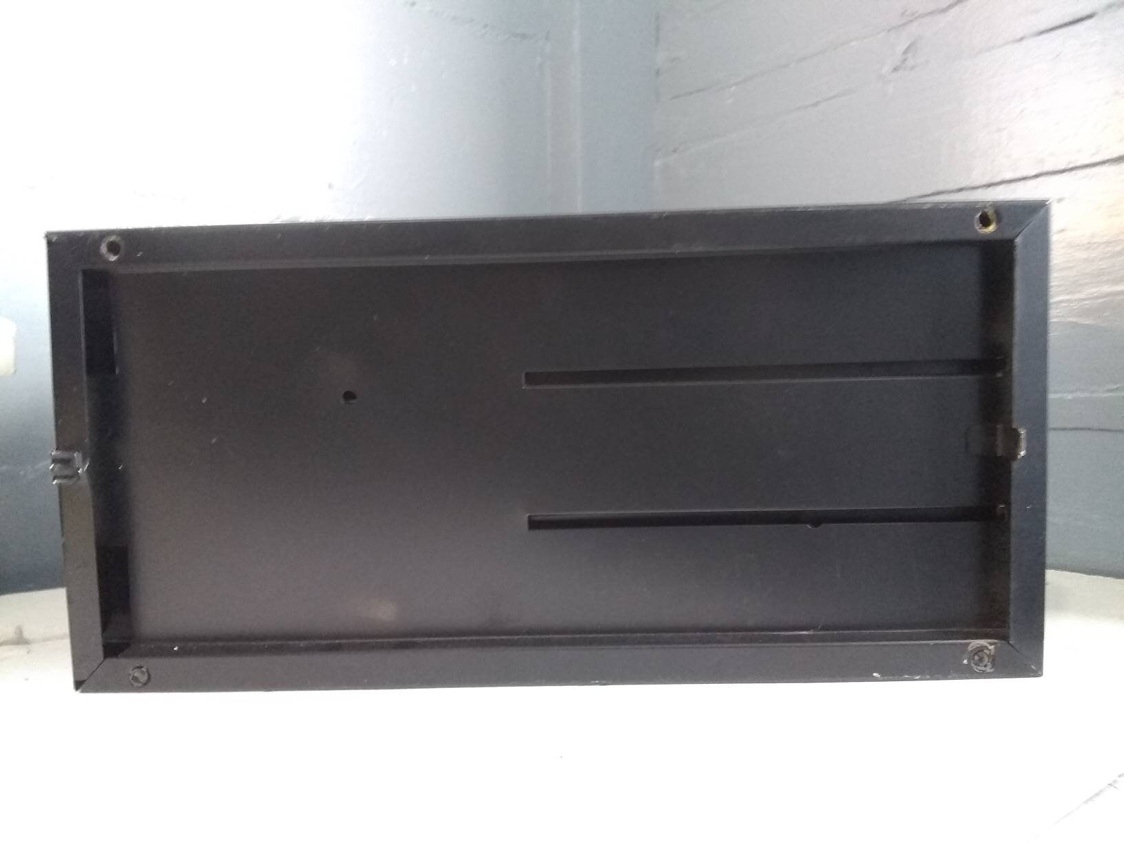 Vintage 4x6 Industrial Metal Single Drawer Index Card File Metal Filing ...