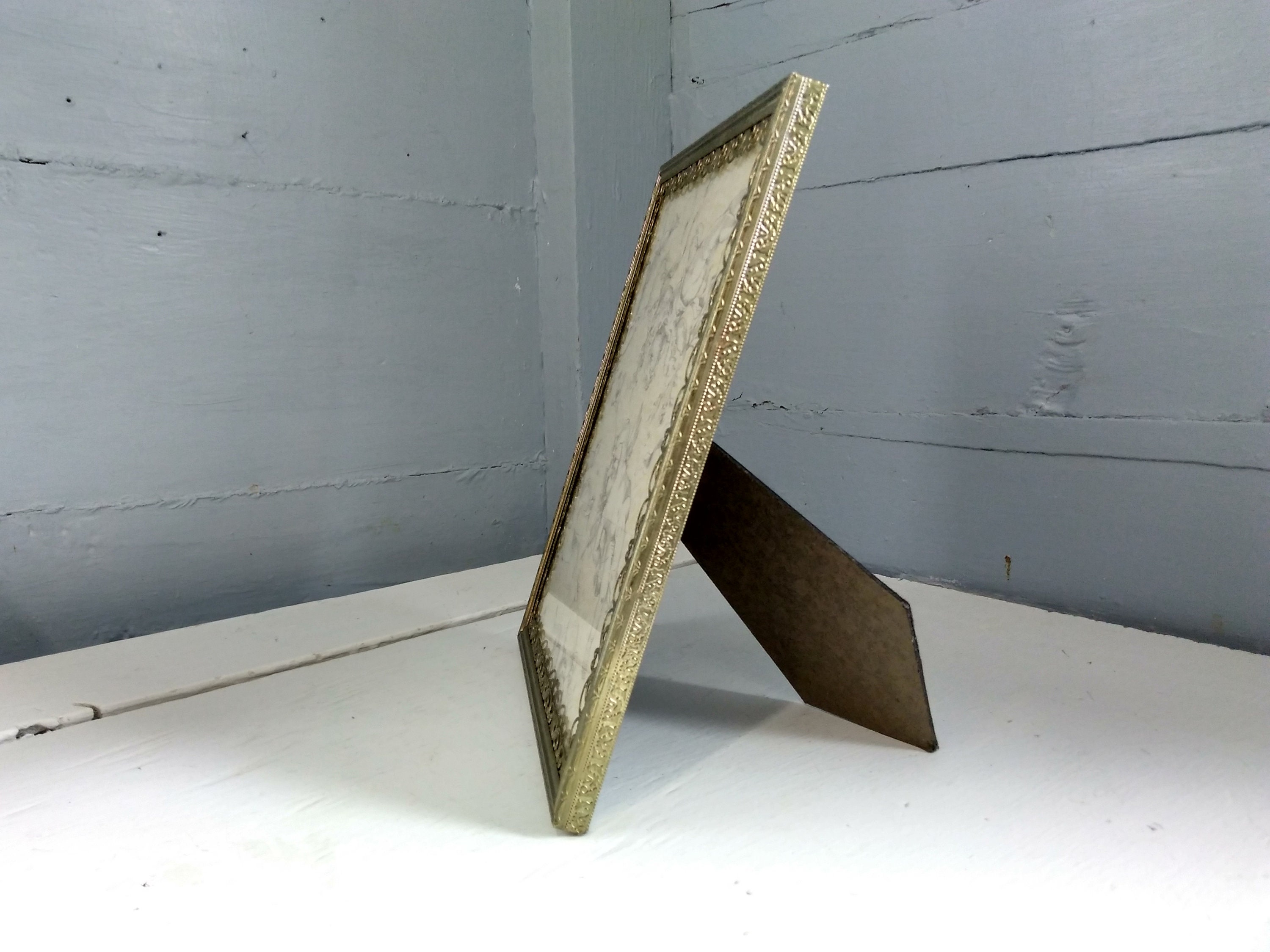 Vintage 8 x 10 Picture Frame Table Top MidCentury Wedding Photo Frame ...