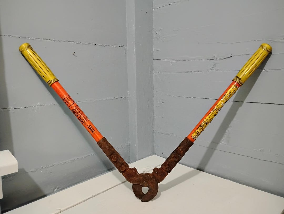 Vintage Cable Cutters Heavy Duty Long Handle Cable Cutter Tool ...