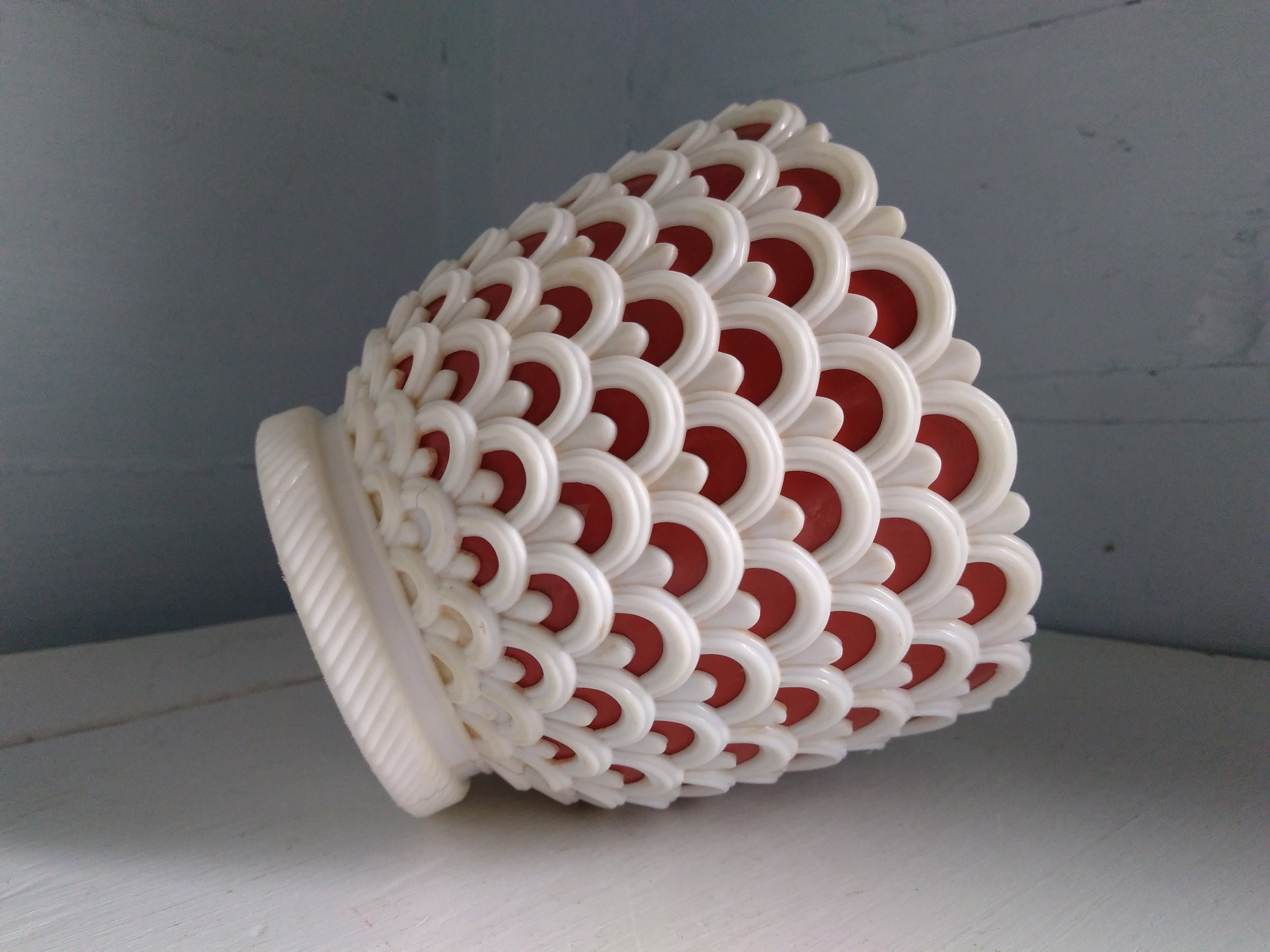 Vintage Milton Plastics Flower Pot. Decorative Indoor Outdoor Planter ...