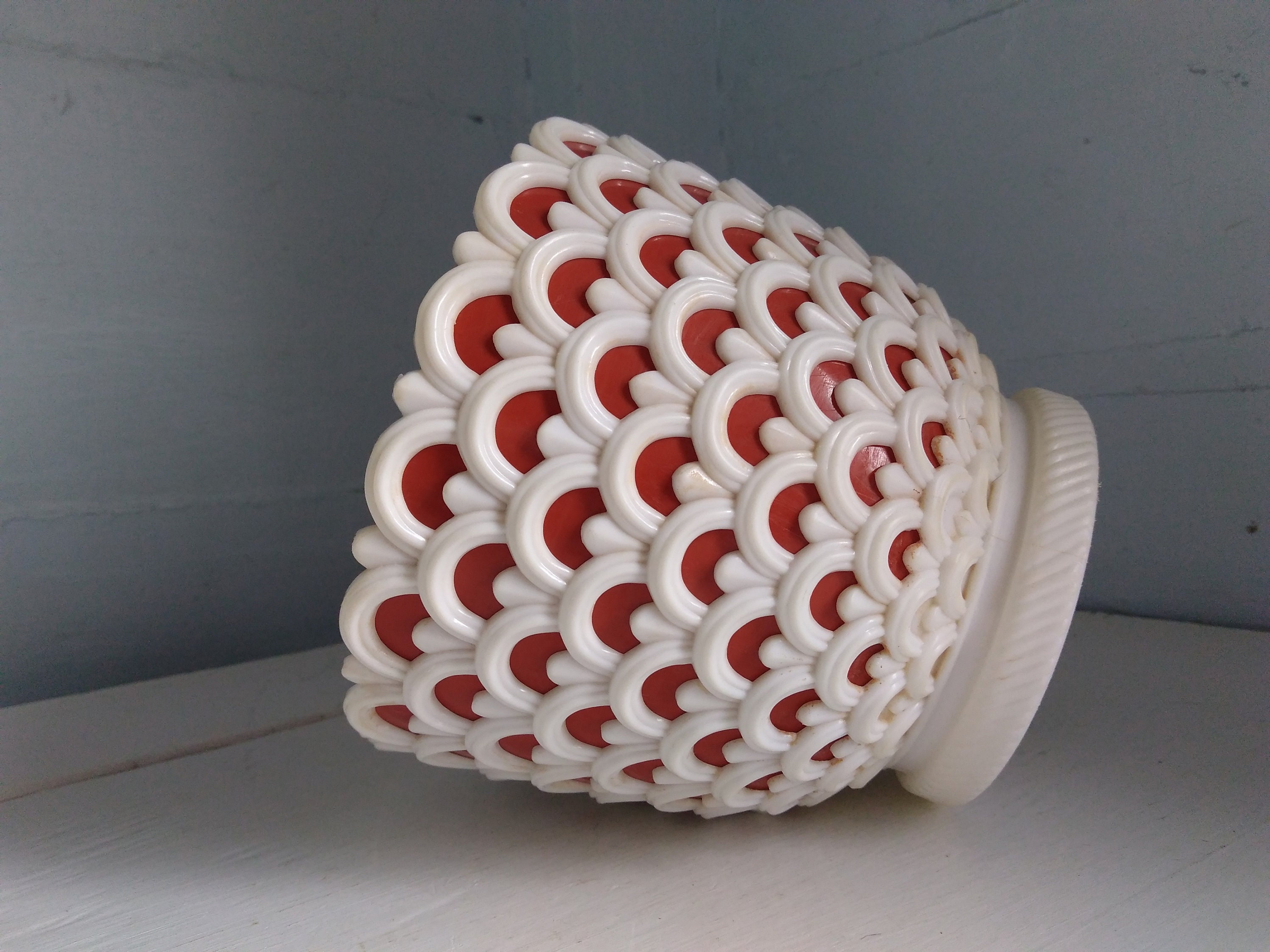 Vintage Milton Plastics Flower Pot. Decorative Indoor Outdoor Planter ...