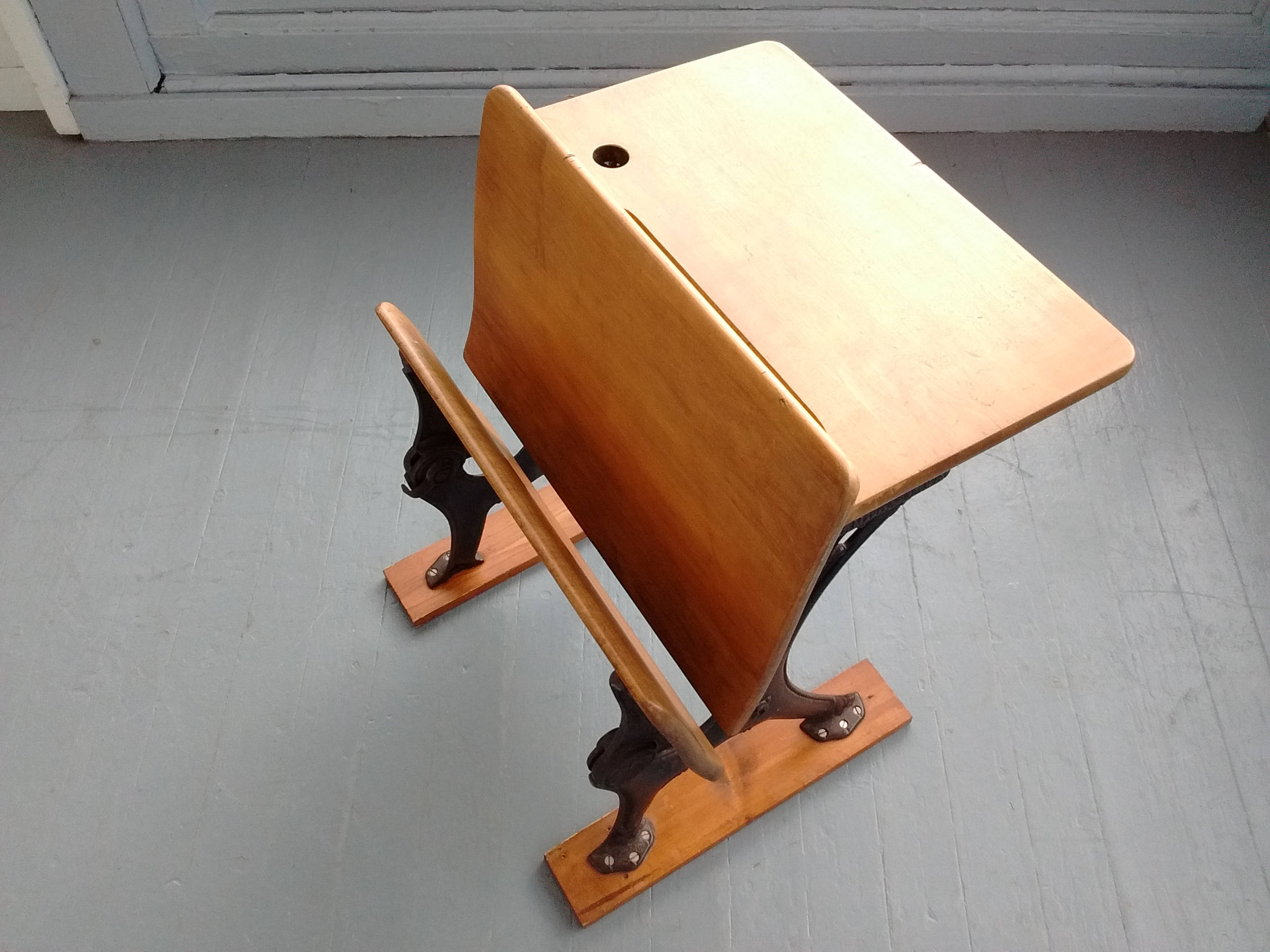 Antique Kids Desk Kids Bench Folding Bench Preschool Kindergarten ...