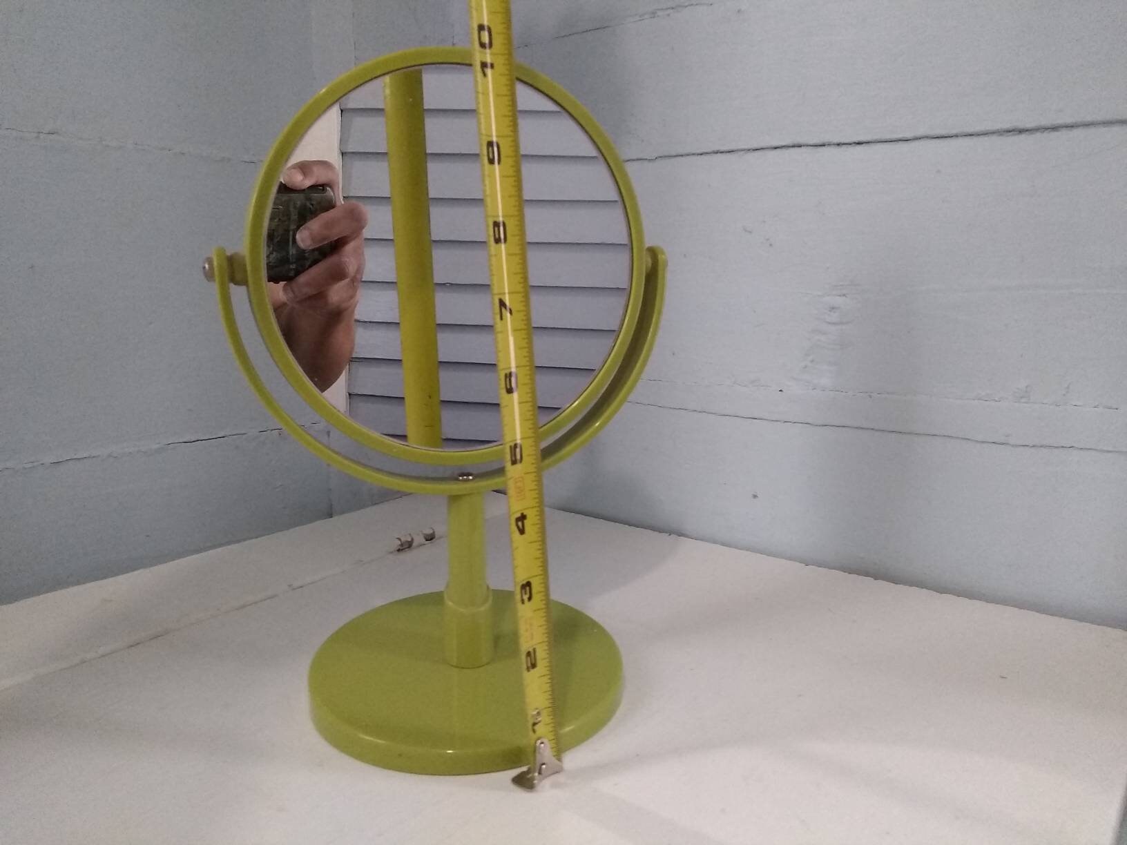 70s, Retro, Mirror, Standing Mirror, 2 sided, Regular and Magnified ...