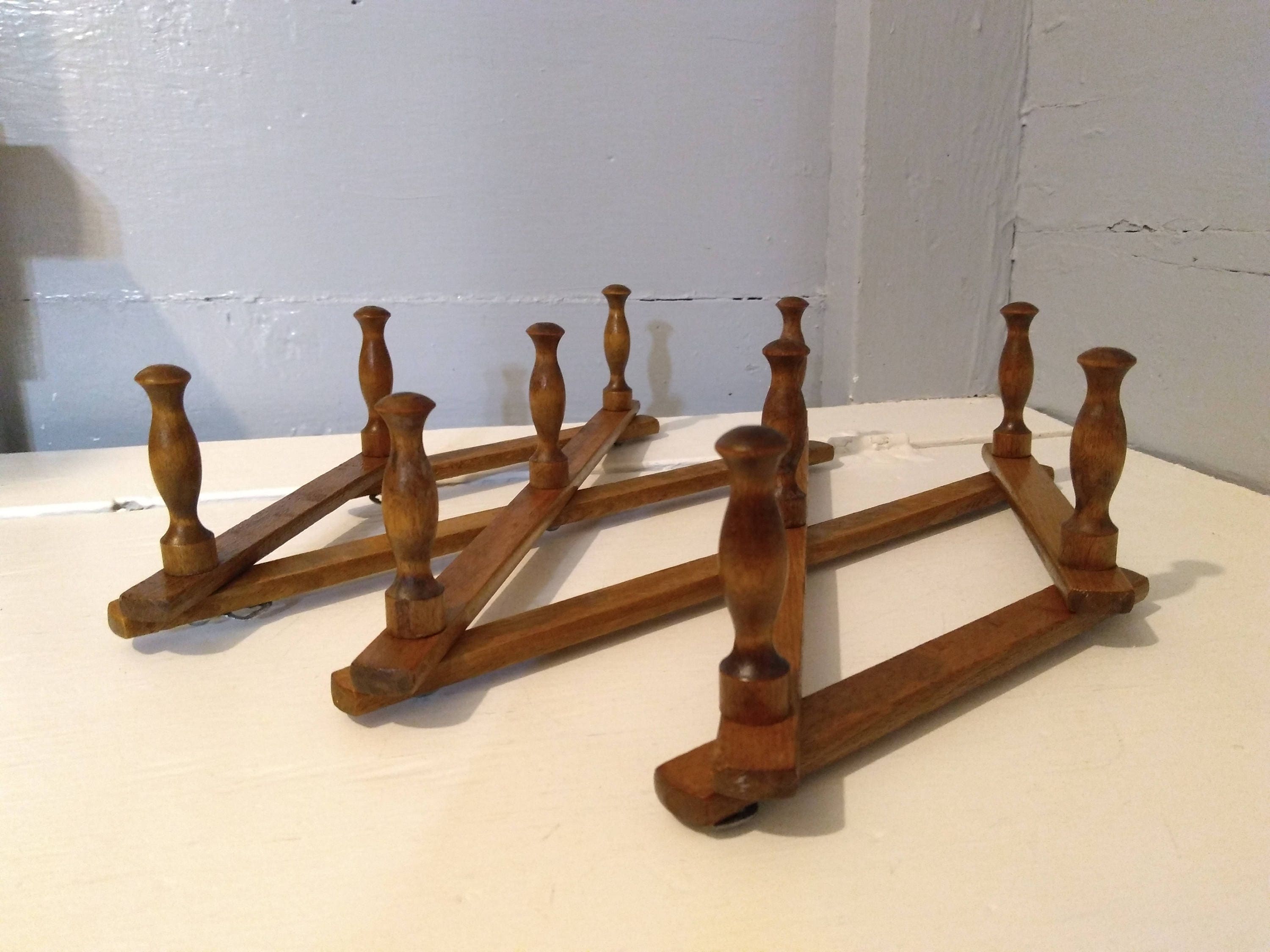 Small, Expandable Hanging Rack, Accordion Style Rack, Peg Rack, Mug ...