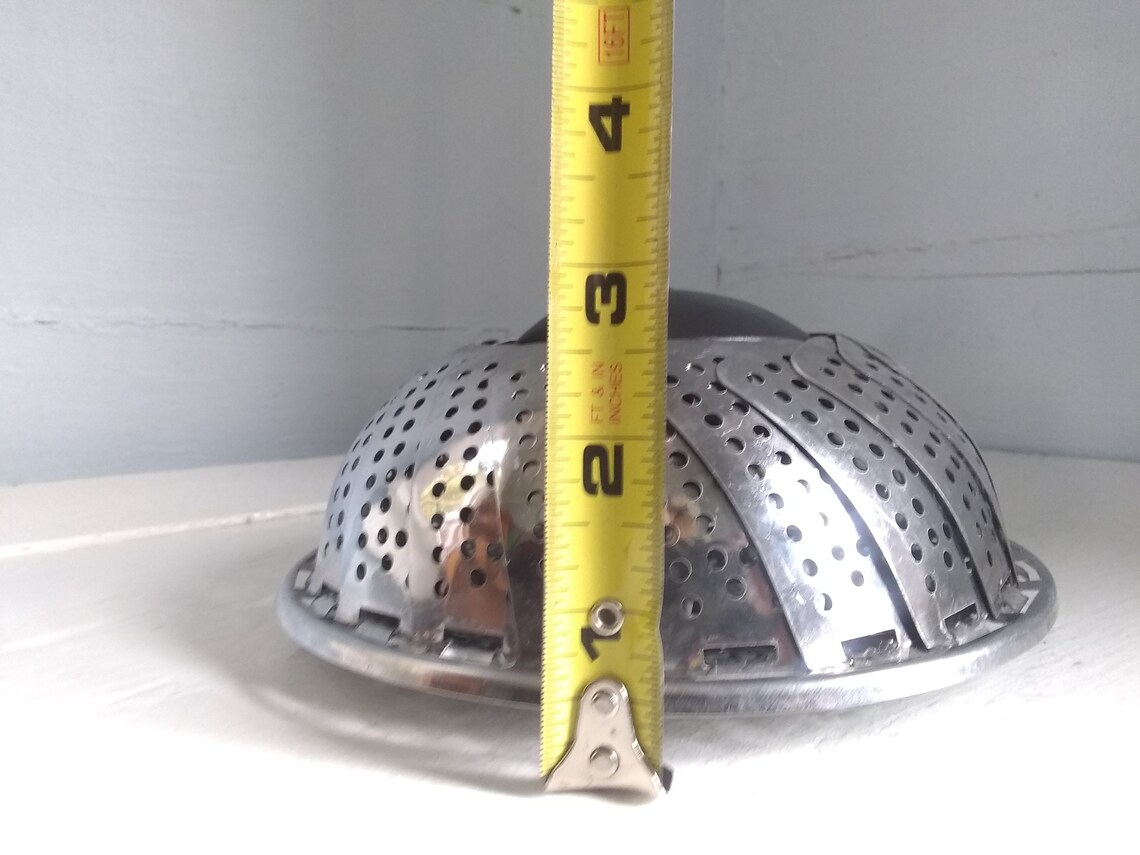 Vintage Metal Collapsible Vegetable Strainer Steamer Kitchen - Etsy