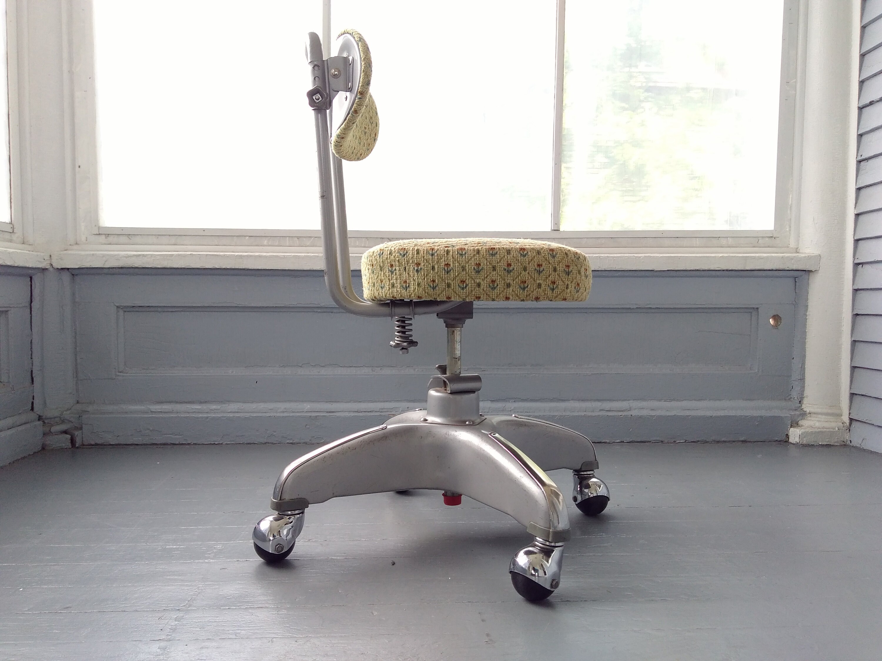 Vintage Desk Chair Tanker Rolling 60s Cosco Office Chair MidCentury ...
