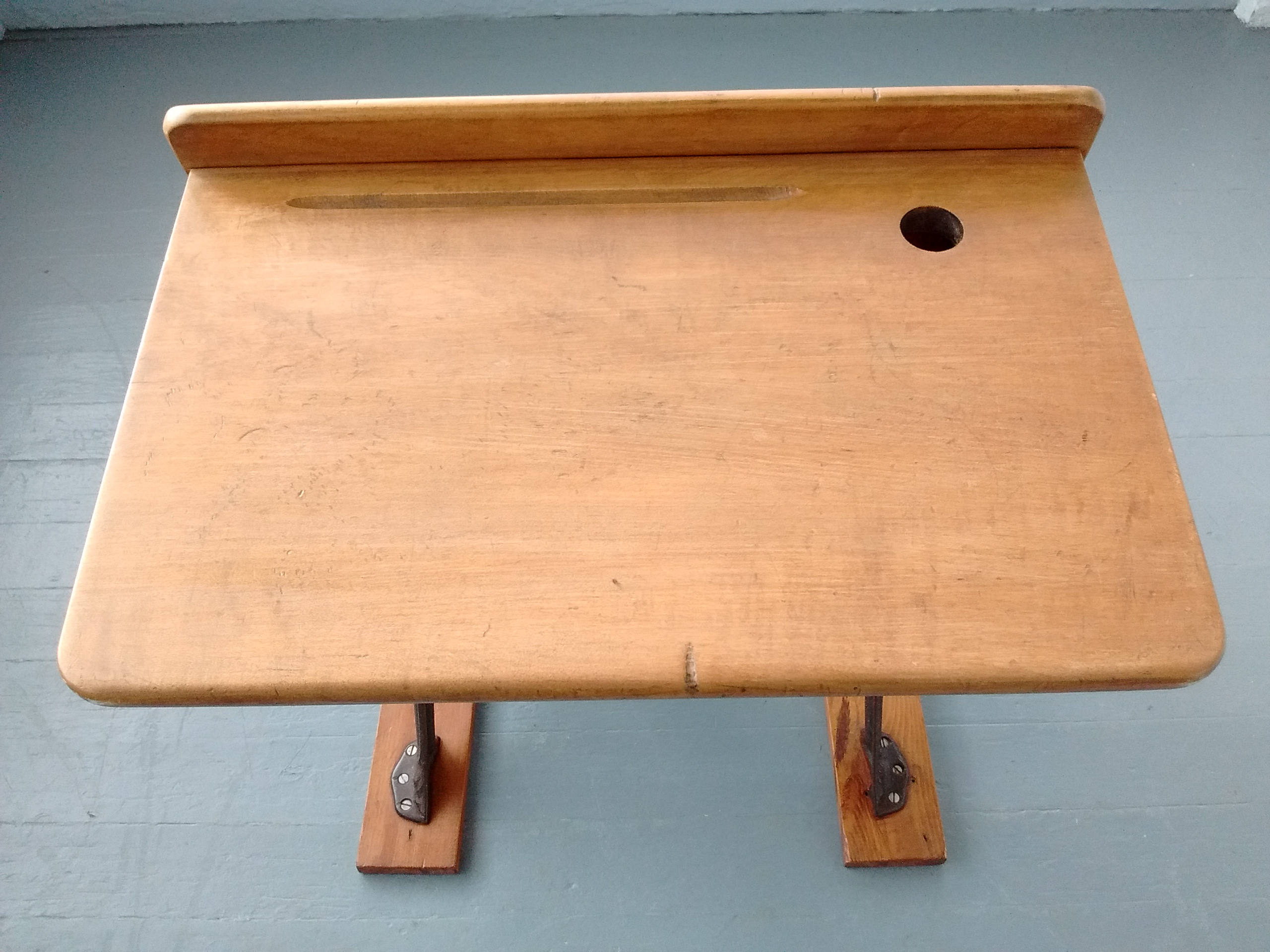 Antique Kids Desk Kids Bench Folding Bench Preschool Kindergarten ...