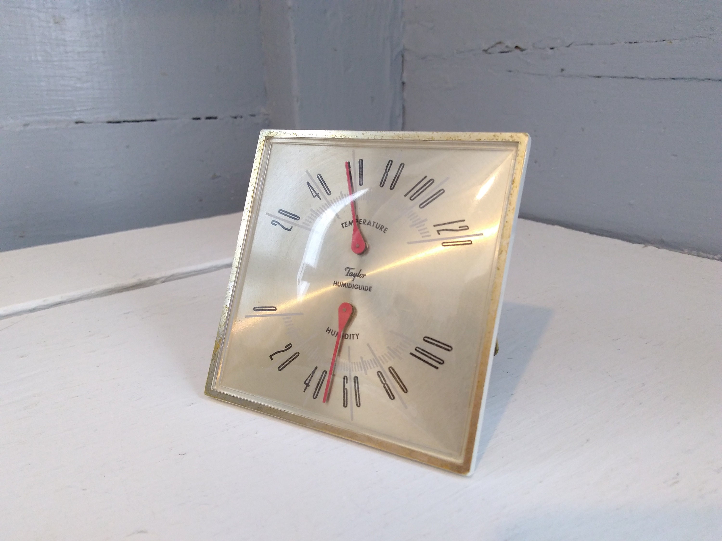 MidCentury Taylor Instruments Desktop Weather Station Thermometer ...