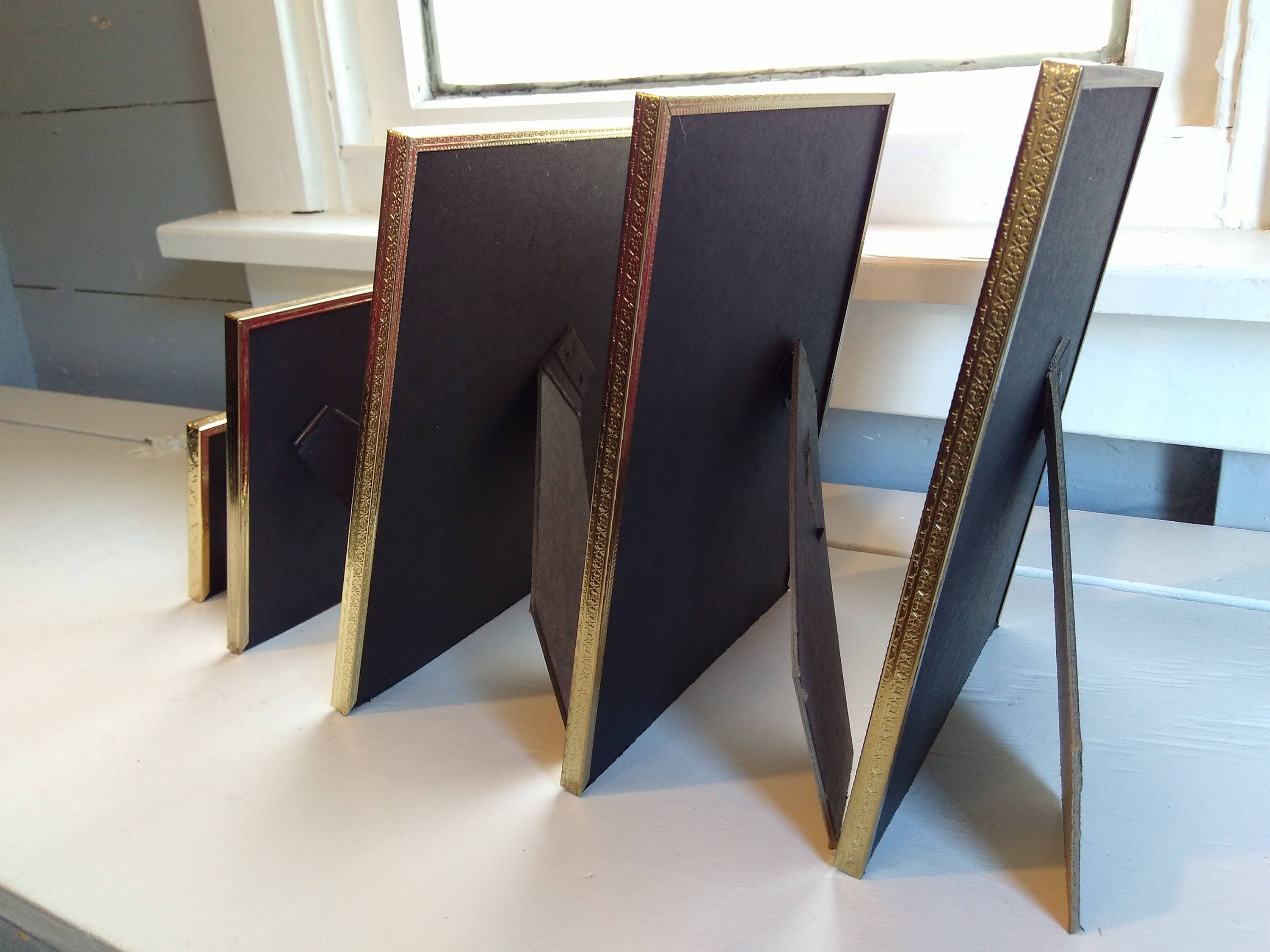 Vintage Metal Picture Frames Instant Eclectic Collection Mid Century ...