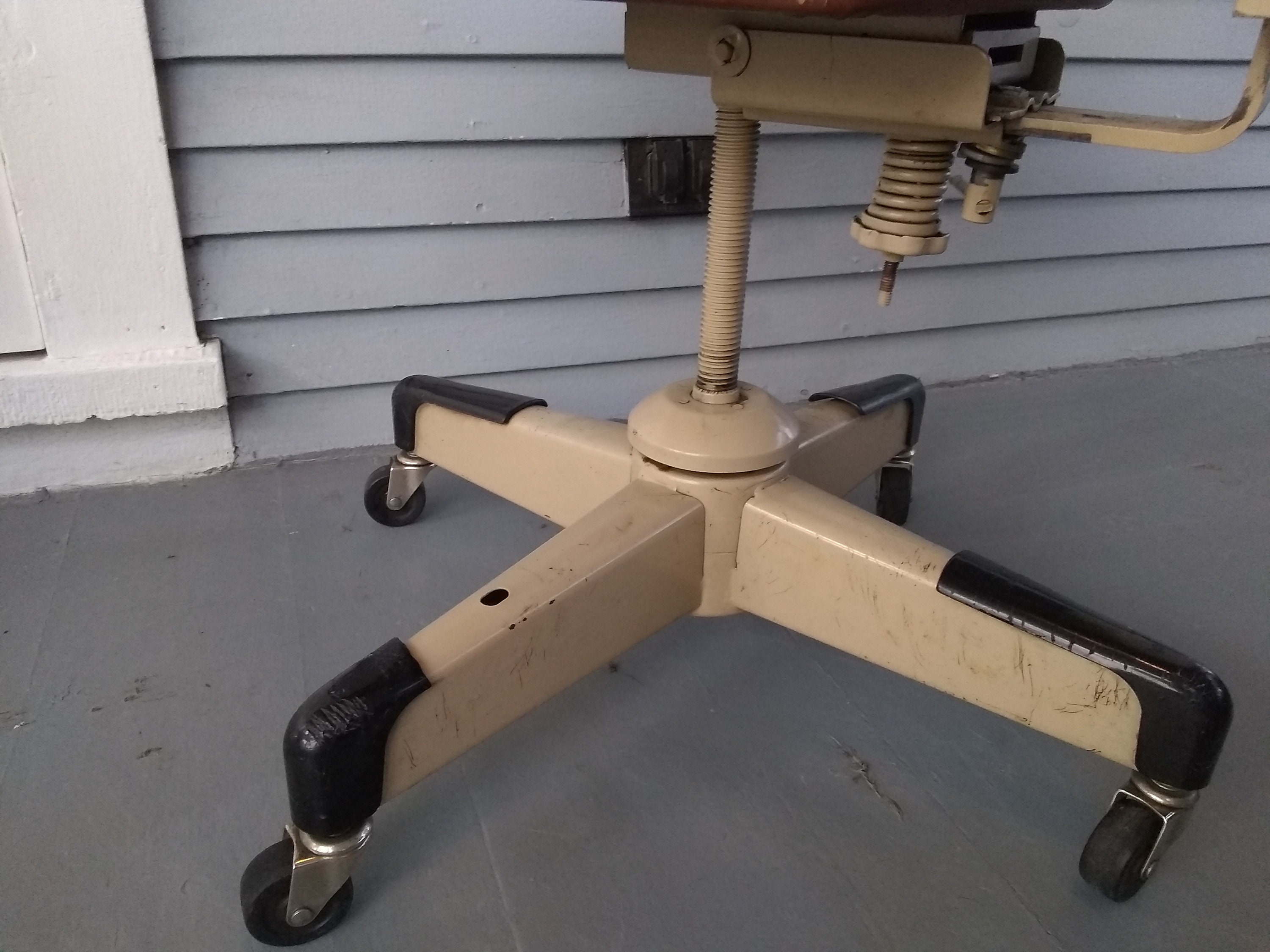 Office Chair Desk Chair Industrial Vintage MidCentury Modern Metal ...