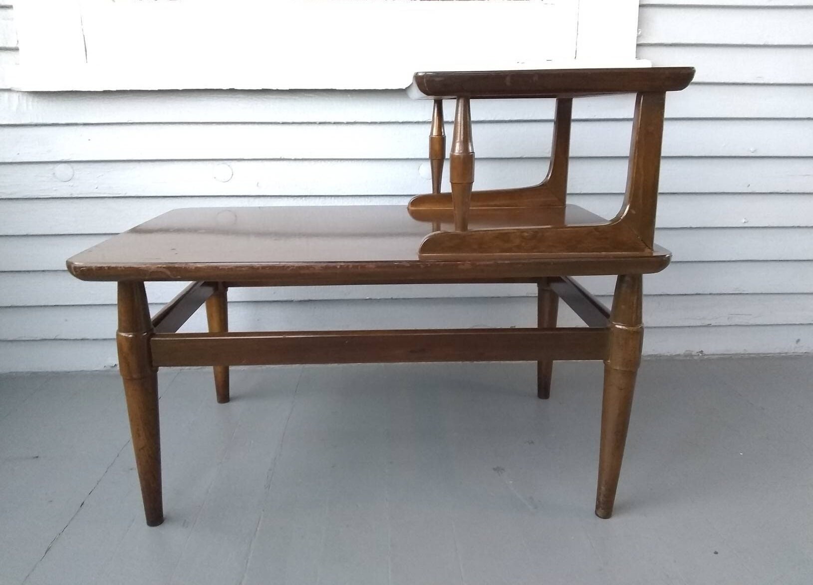 End Table Step up Vintage MidCentury Danish Modern Livingroom Furniture ...