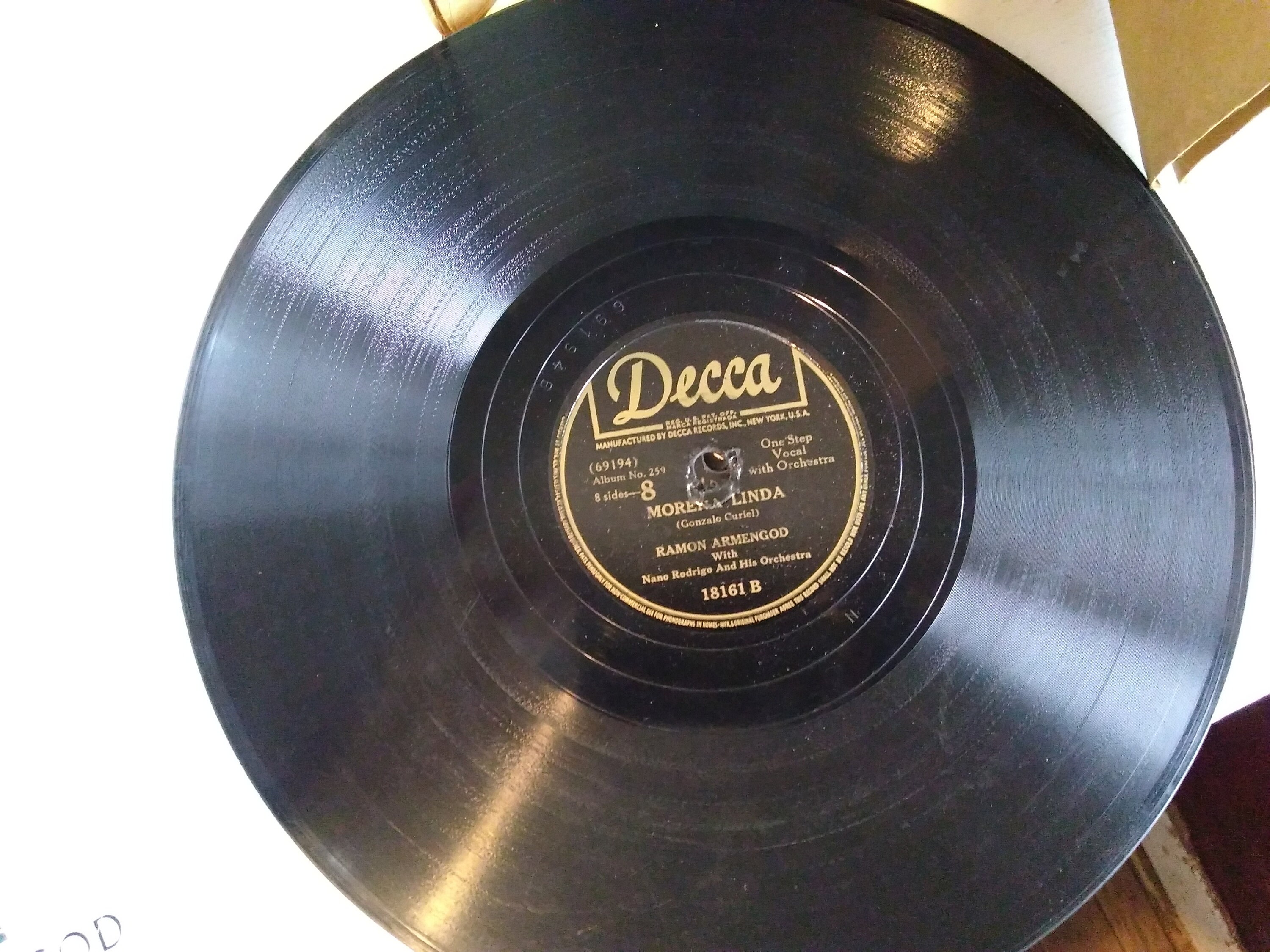 Rare Set of Victrola Records El Rancho Grande Songs of Mexico Sung by ...