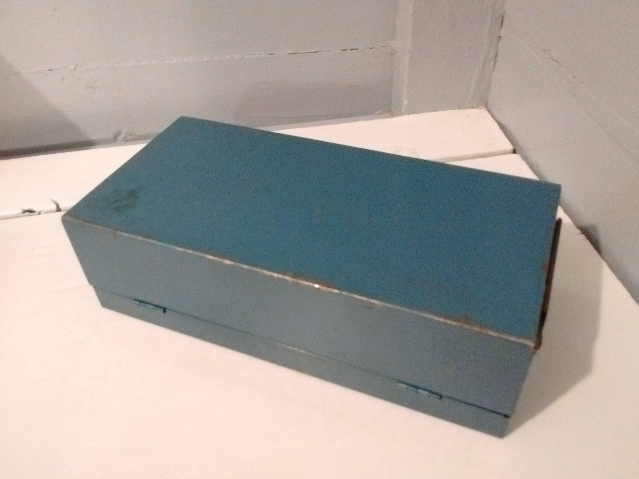 Antique, 1920s, Combination, Lock Box with Combination, Cash Box, Metal ...