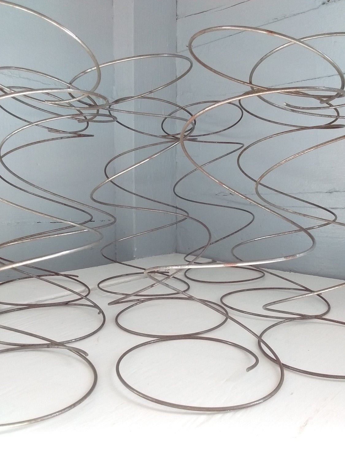 Lot of 9, Vintage, Springs, Upholstery Springs, Furniture Springs, Coil ...