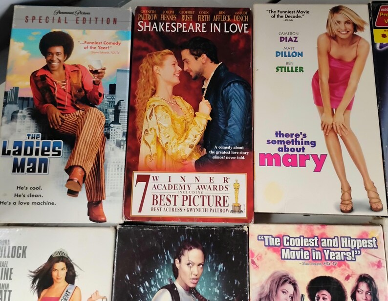 Vintage VHS Movies, Comedy Romance Titles, 90s Films - Etsy