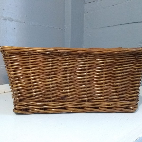 Wicker Basket Vintage - Etsy