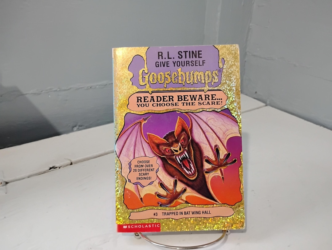 Goosebumps Trapped in Bat Wing Hall Number 3 R L Stine Horror 90s 1st ...